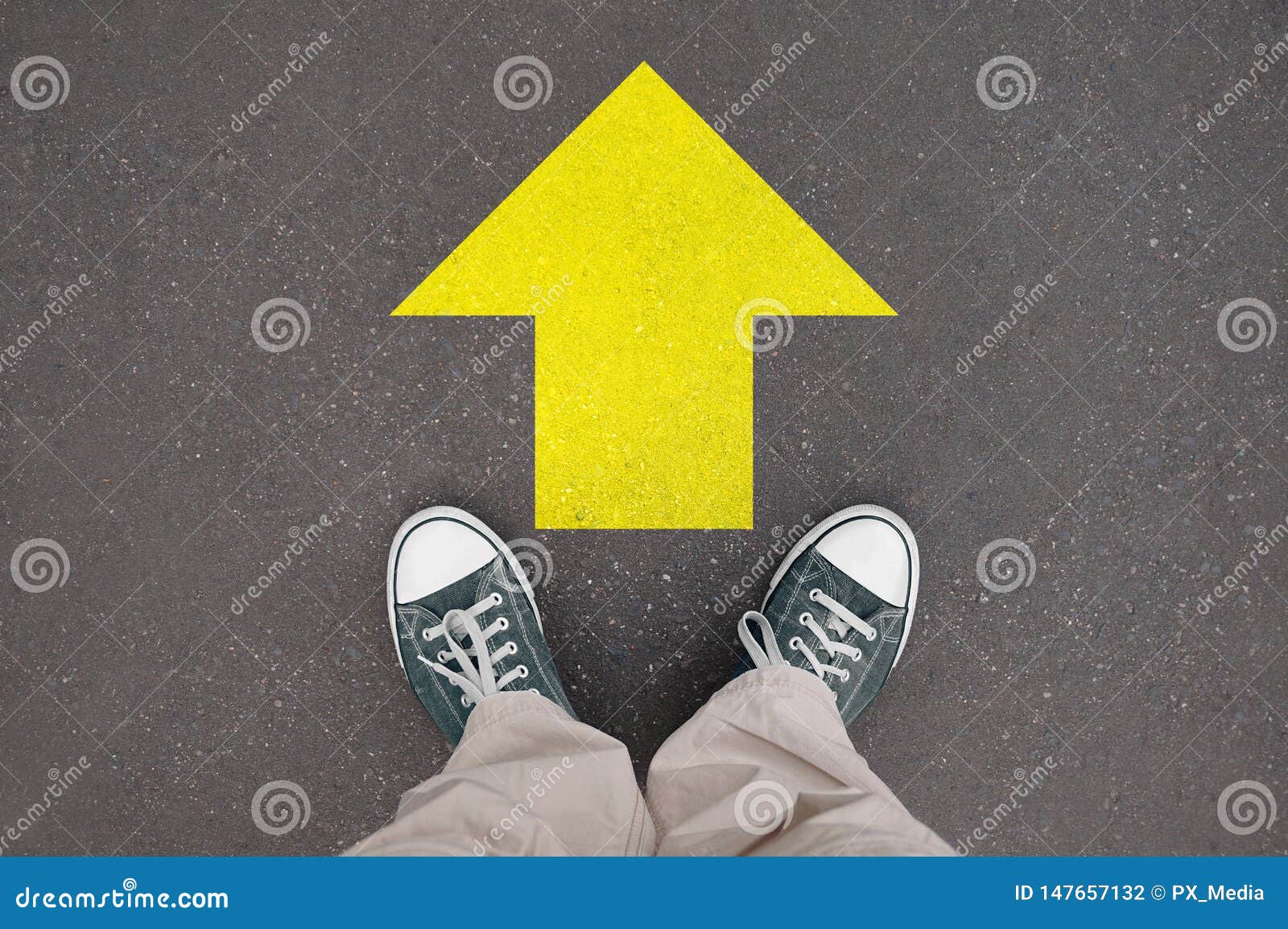 Shoes, Trainers - Forward Concept, Arrow Stock Photo - Image of ...