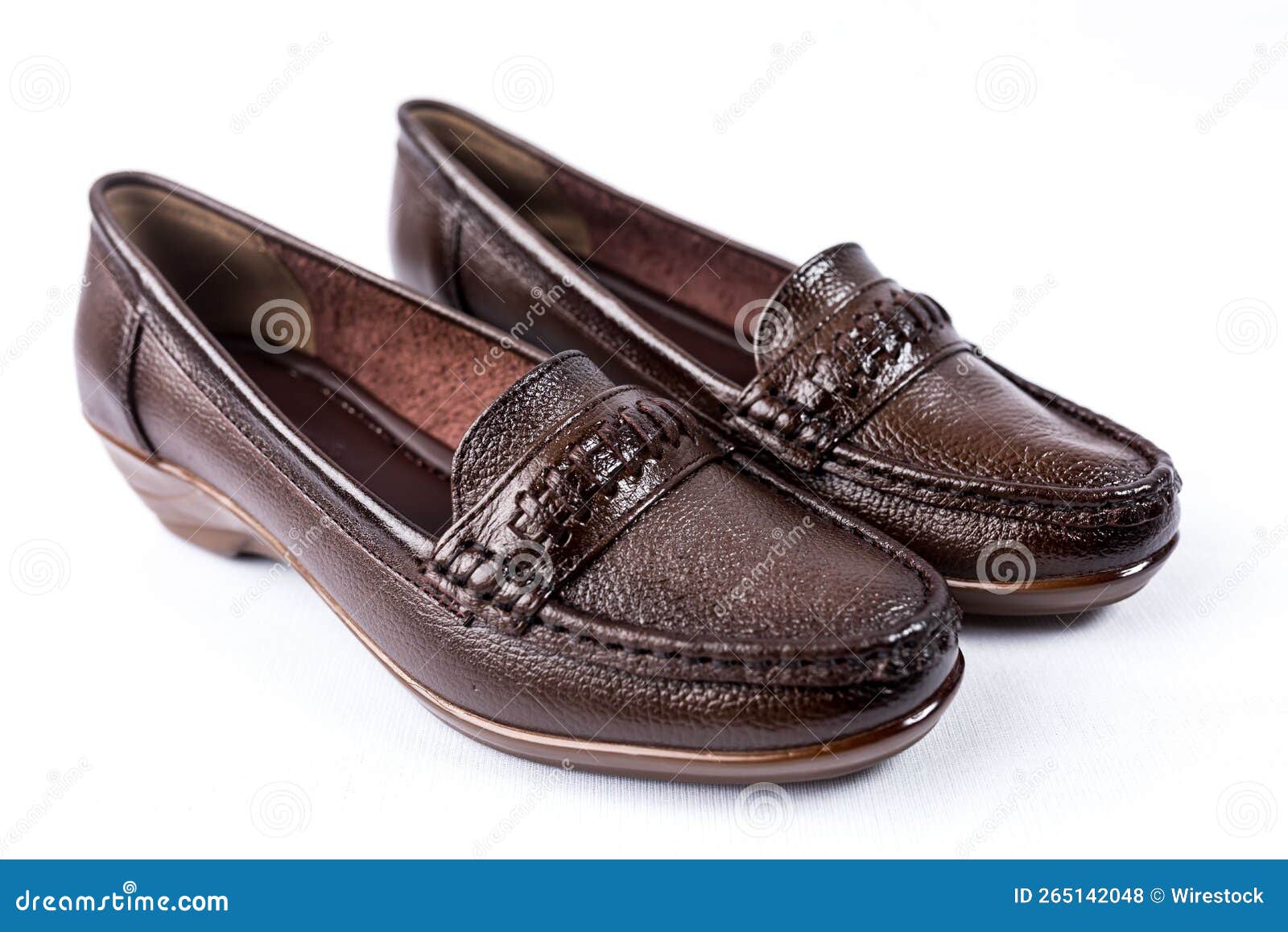 Shoes on white background stock photo. Image of slipper - 265142048