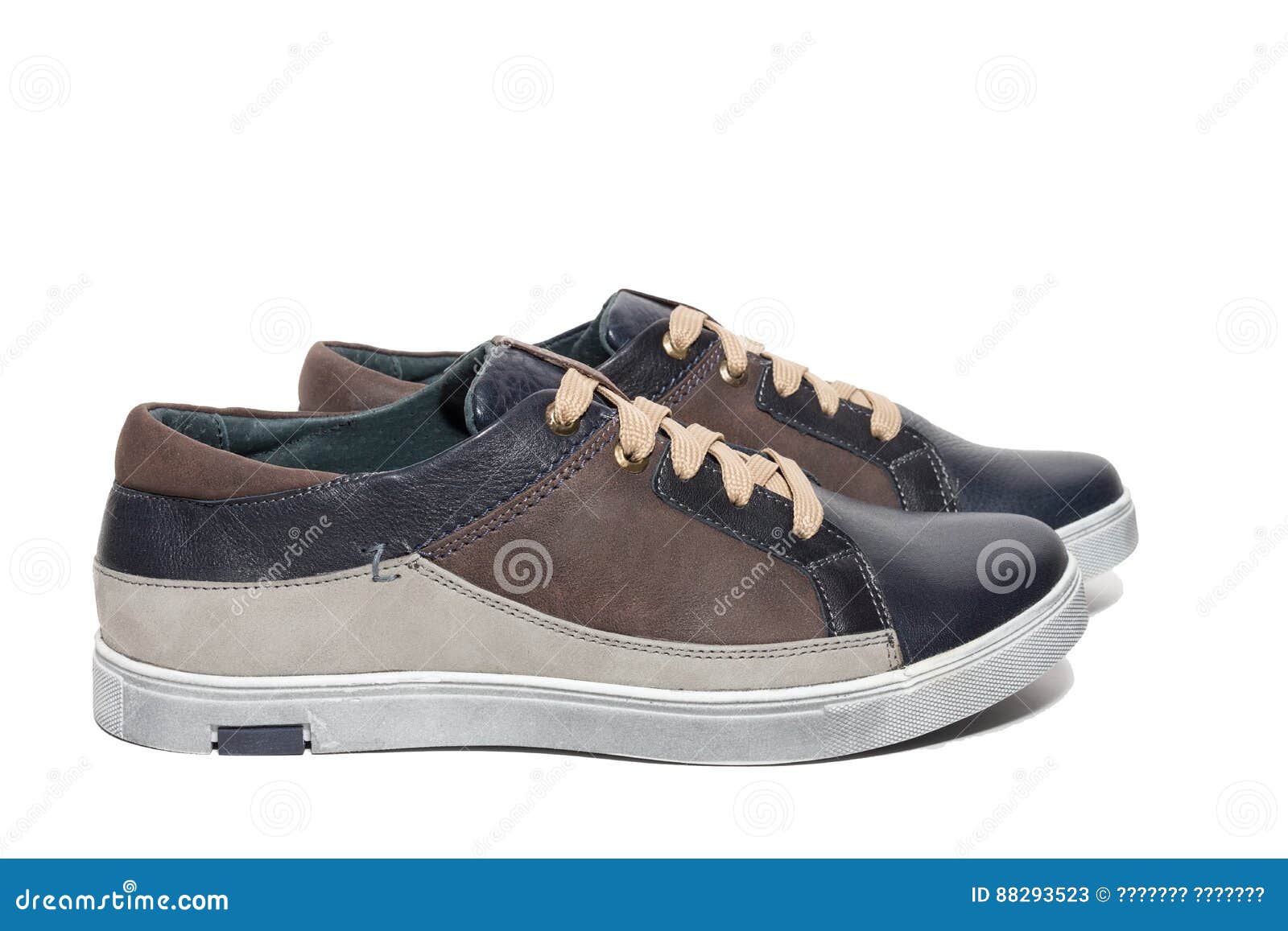 Shoes on a White Background Stock Image - Image of trendy, extreme ...