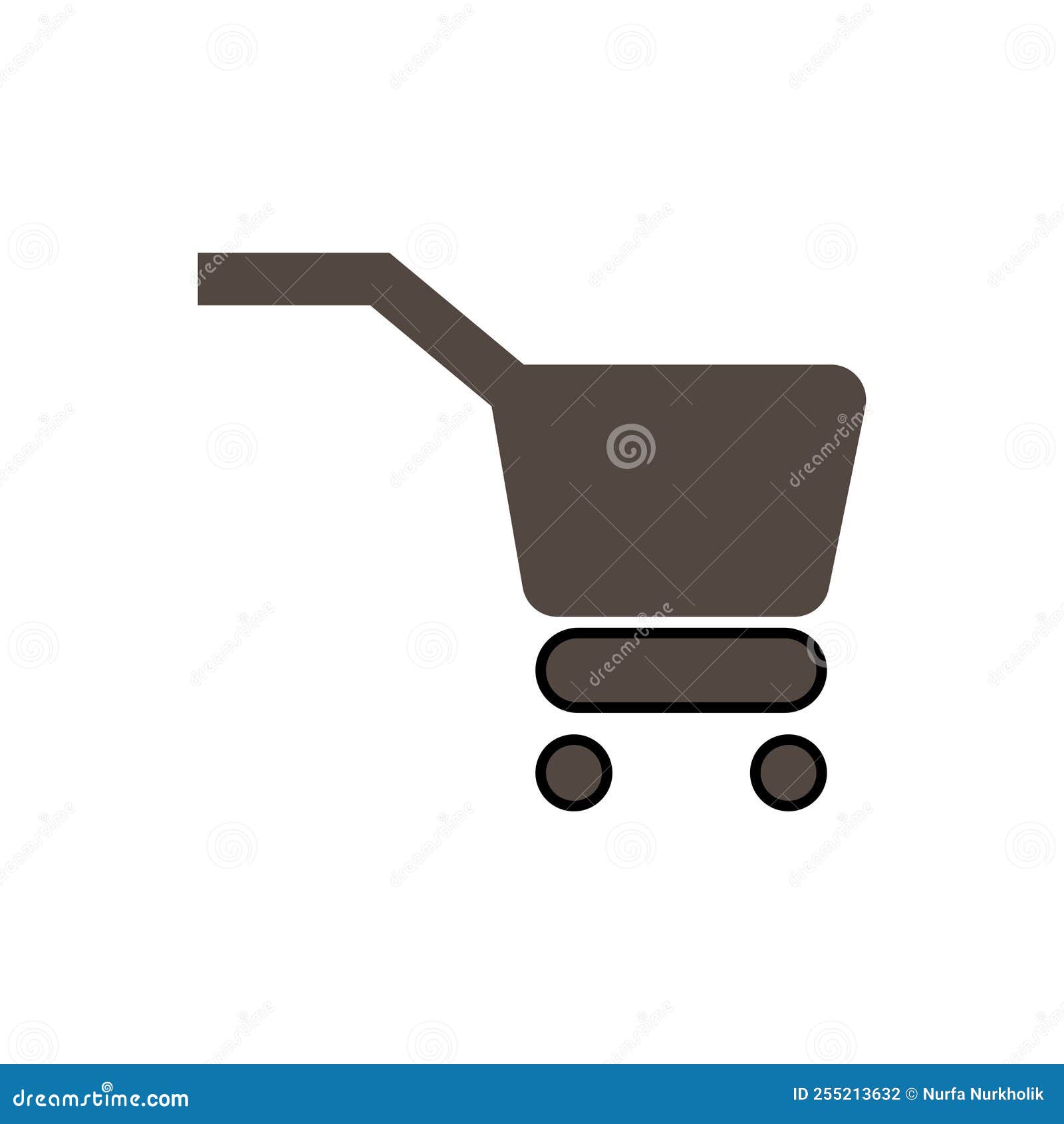 Shooping Trolley Market Icon Design Vector Illustration Stock Vector ...