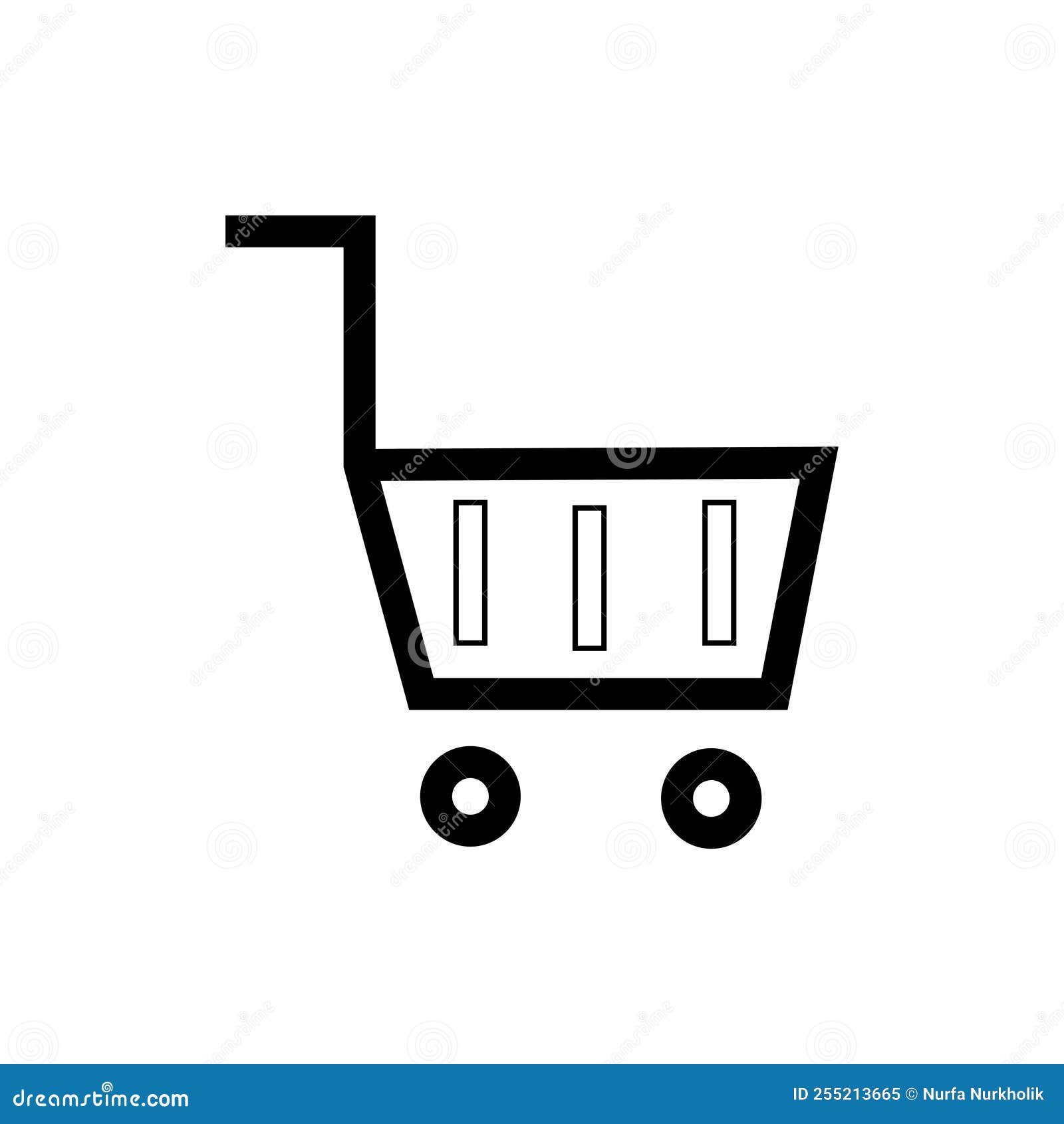 Shooping Trolley Market Icon Design Vector Illustration Stock Vector ...
