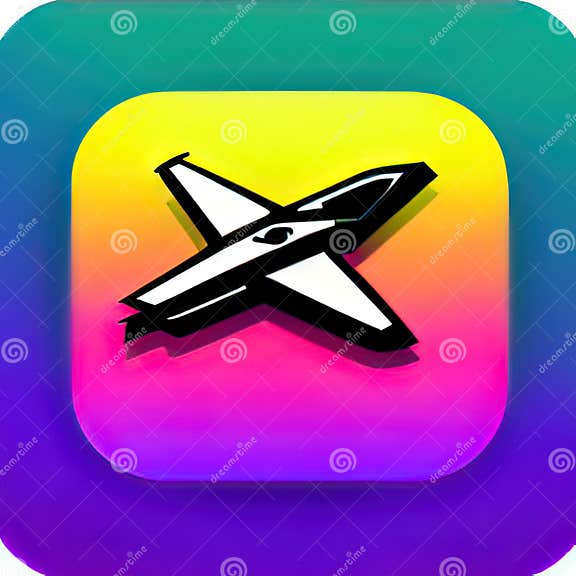 Shoot ‘Em Up Software App Style Icon. Generative AI. Stock Illustration ...