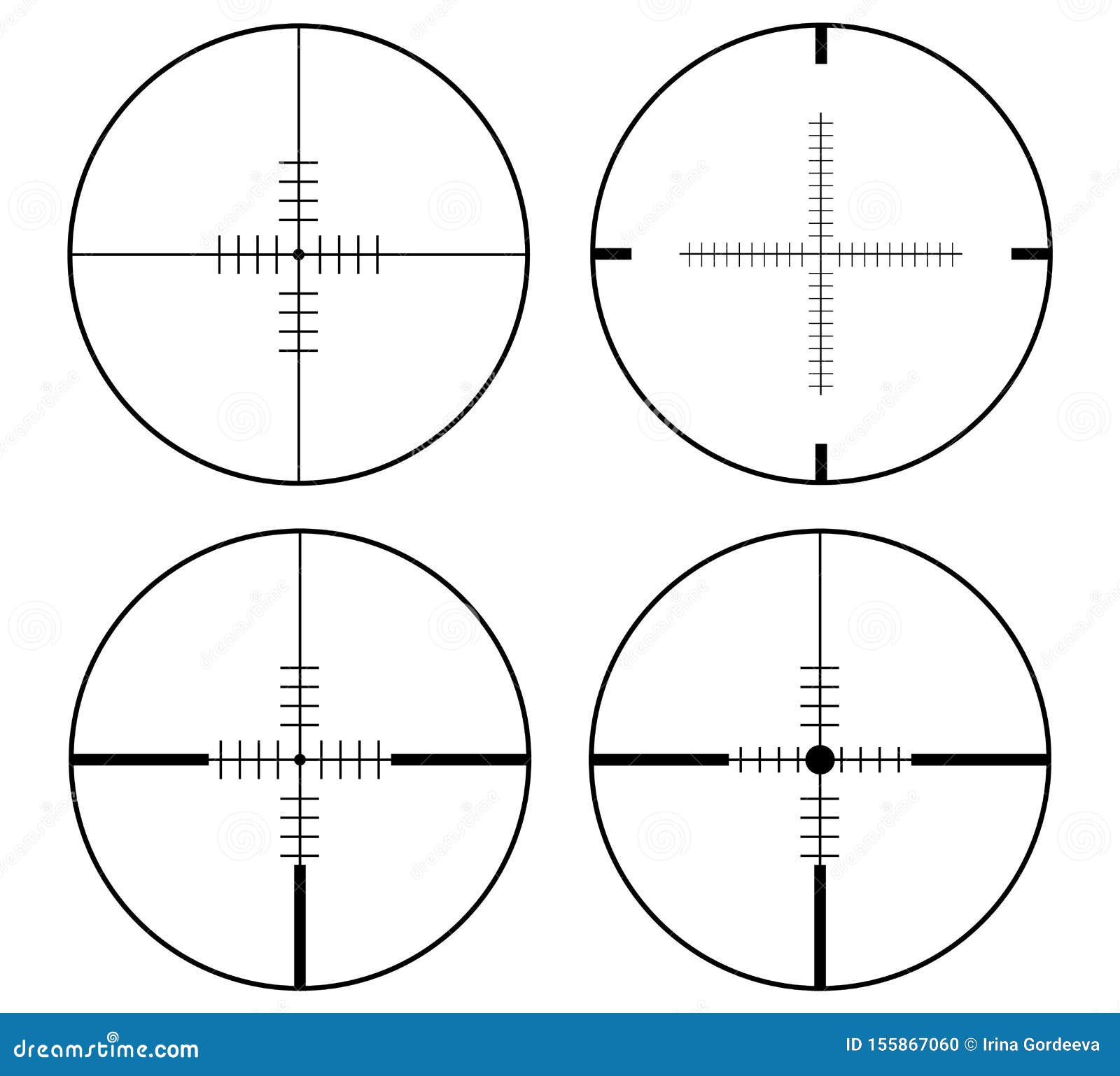 Shoot focus cursor stock vector. Illustration of precise - 155867060