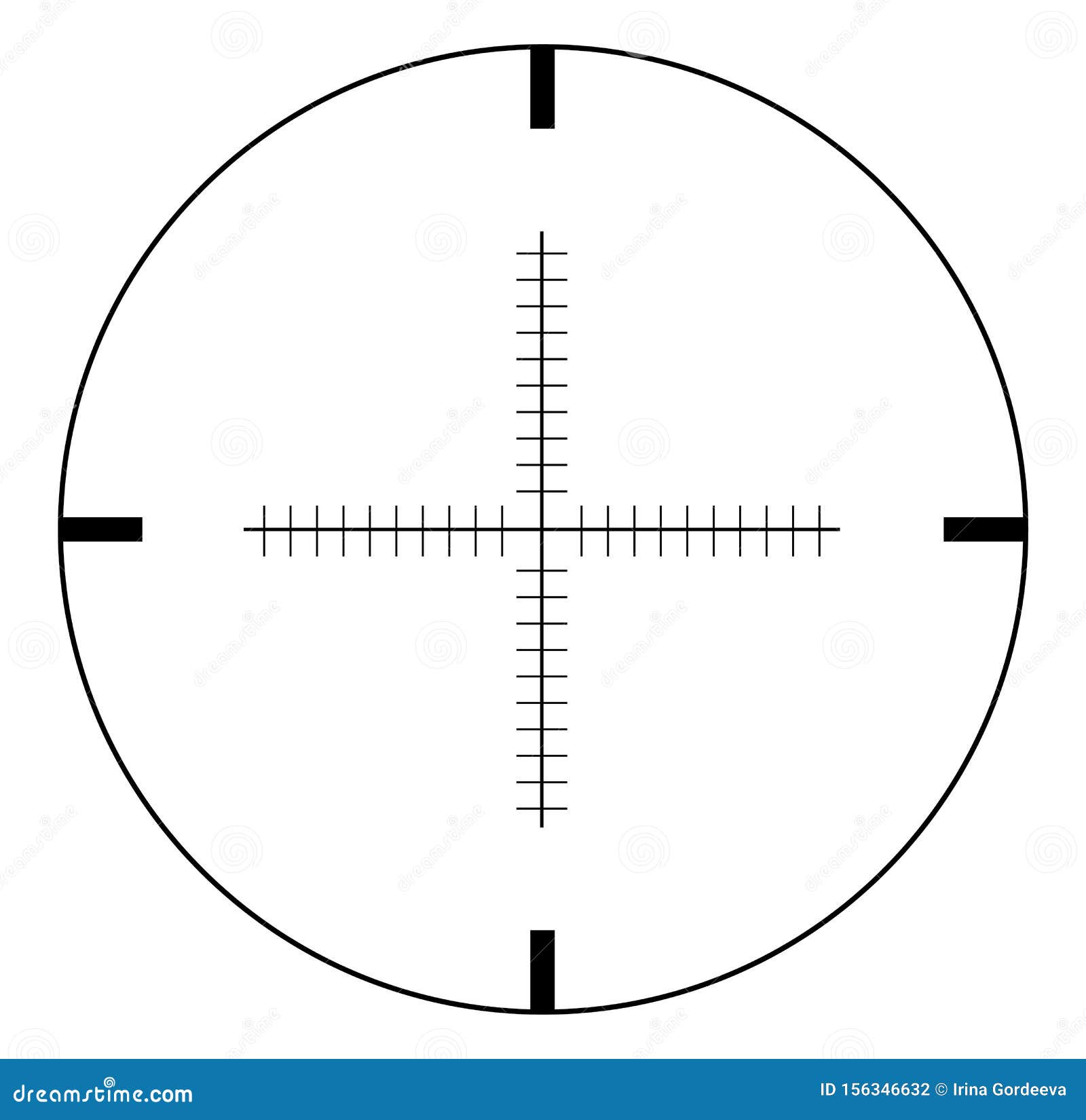 Shoot focus cursor stock vector. Illustration of military - 156346632