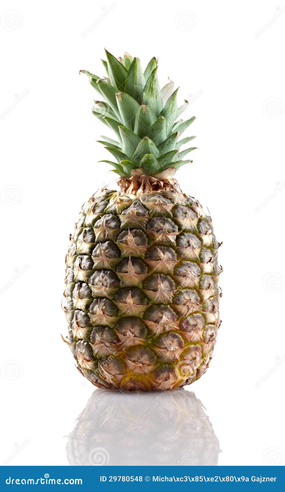 Isolated pineapple stock photo. Image of close, fruit - 29780548