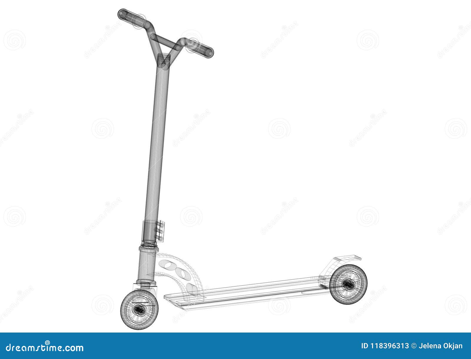 Scooter Blueprint Stock Illustrations – 156 Scooter Blueprint Stock ...