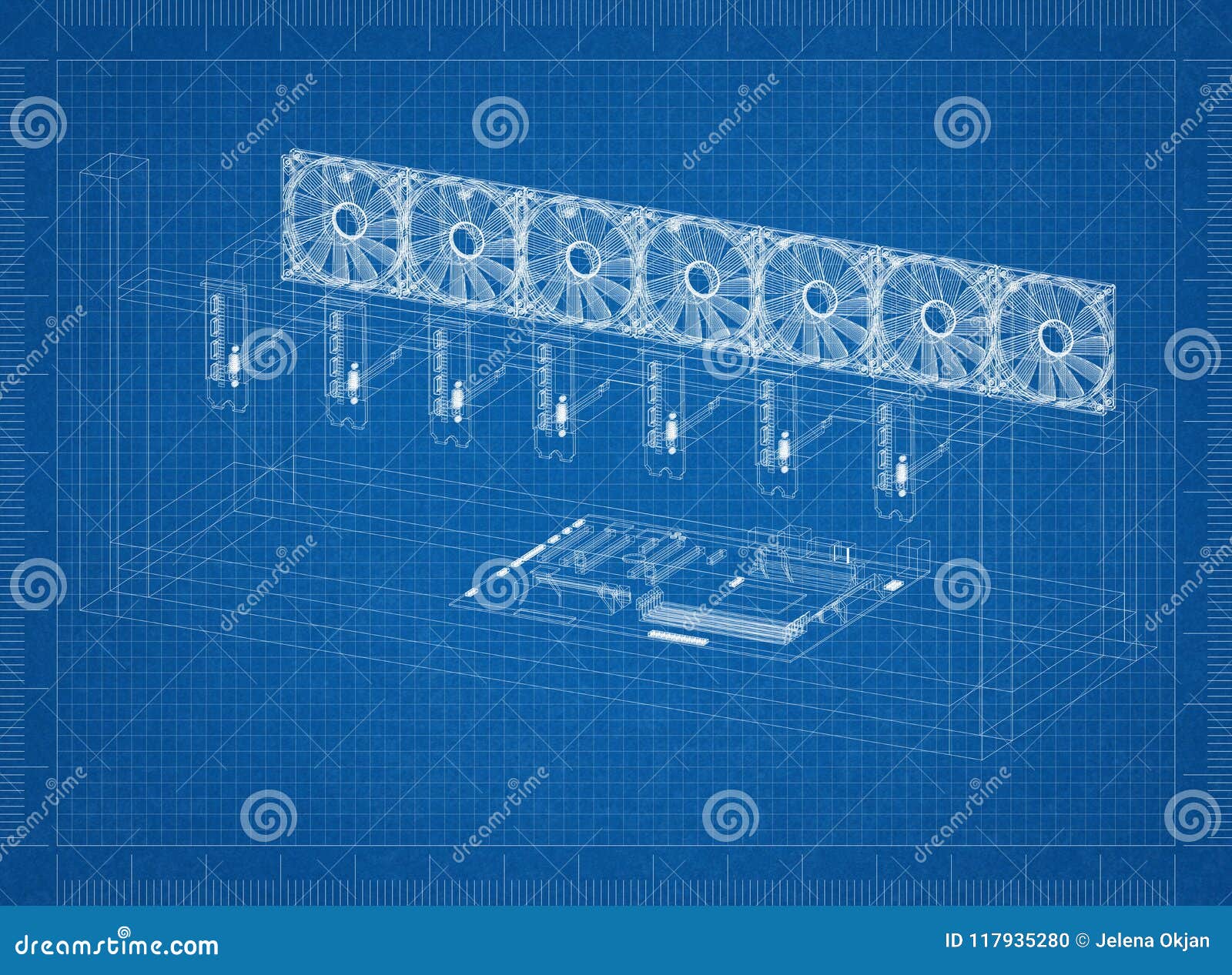 Blueprint Of Mining Dumper On White Background. Side, Back And Front ...