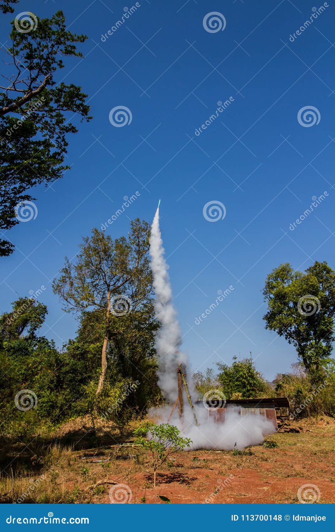 Shoot the rocket stock photo. Image of naga, laos, mythological - 113700148