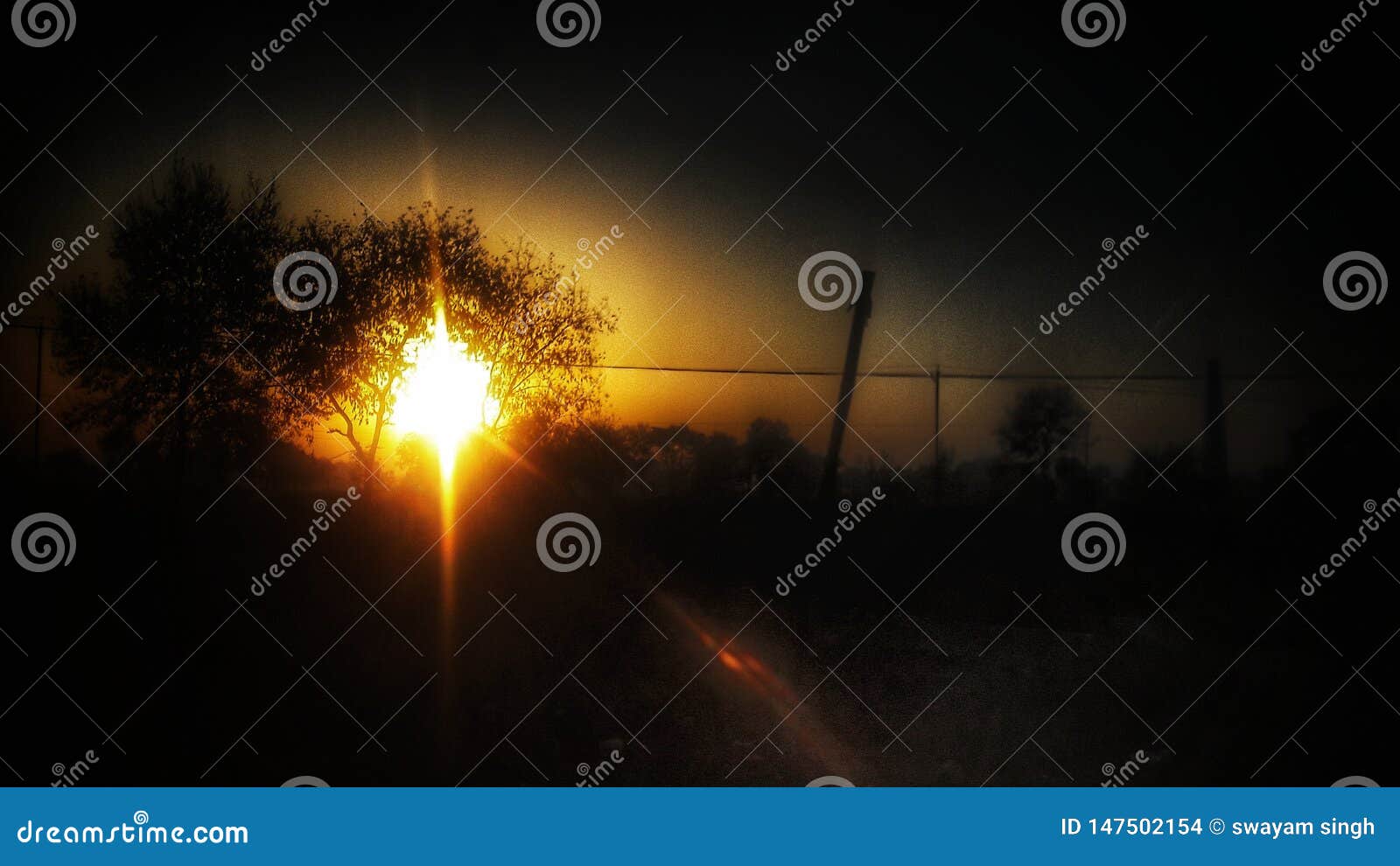 A Shoot of Sunset from Mobile Camera Stock Photo - Image of sunset ...