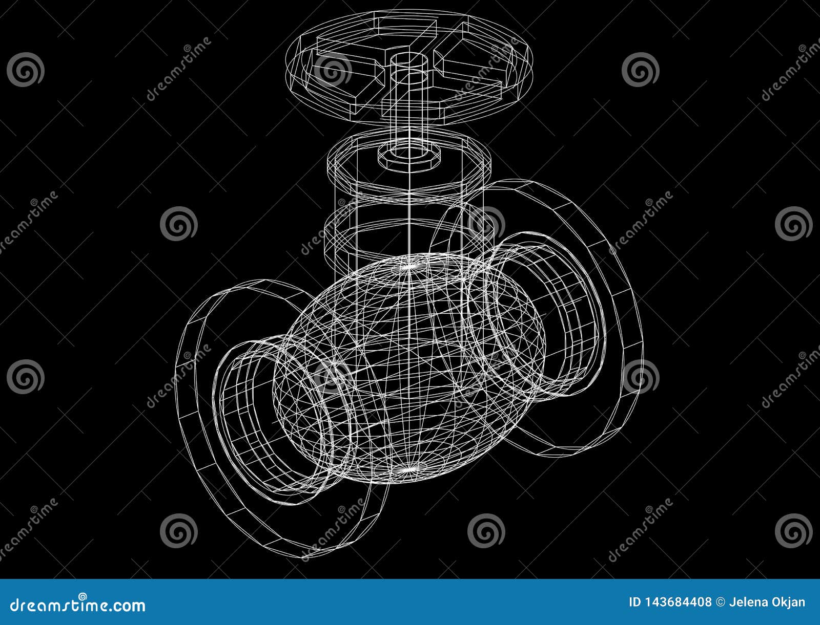 Valve Architect blueprint stock illustration. Illustration of plumbing ...