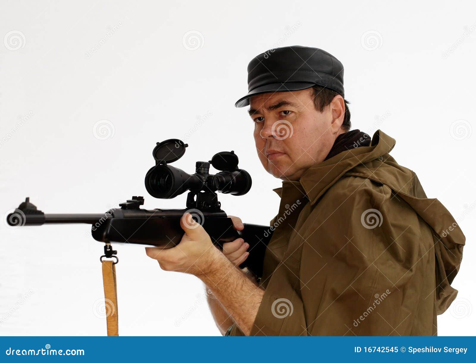 Shooter stock image. Image of look, sight, protective - 16742545