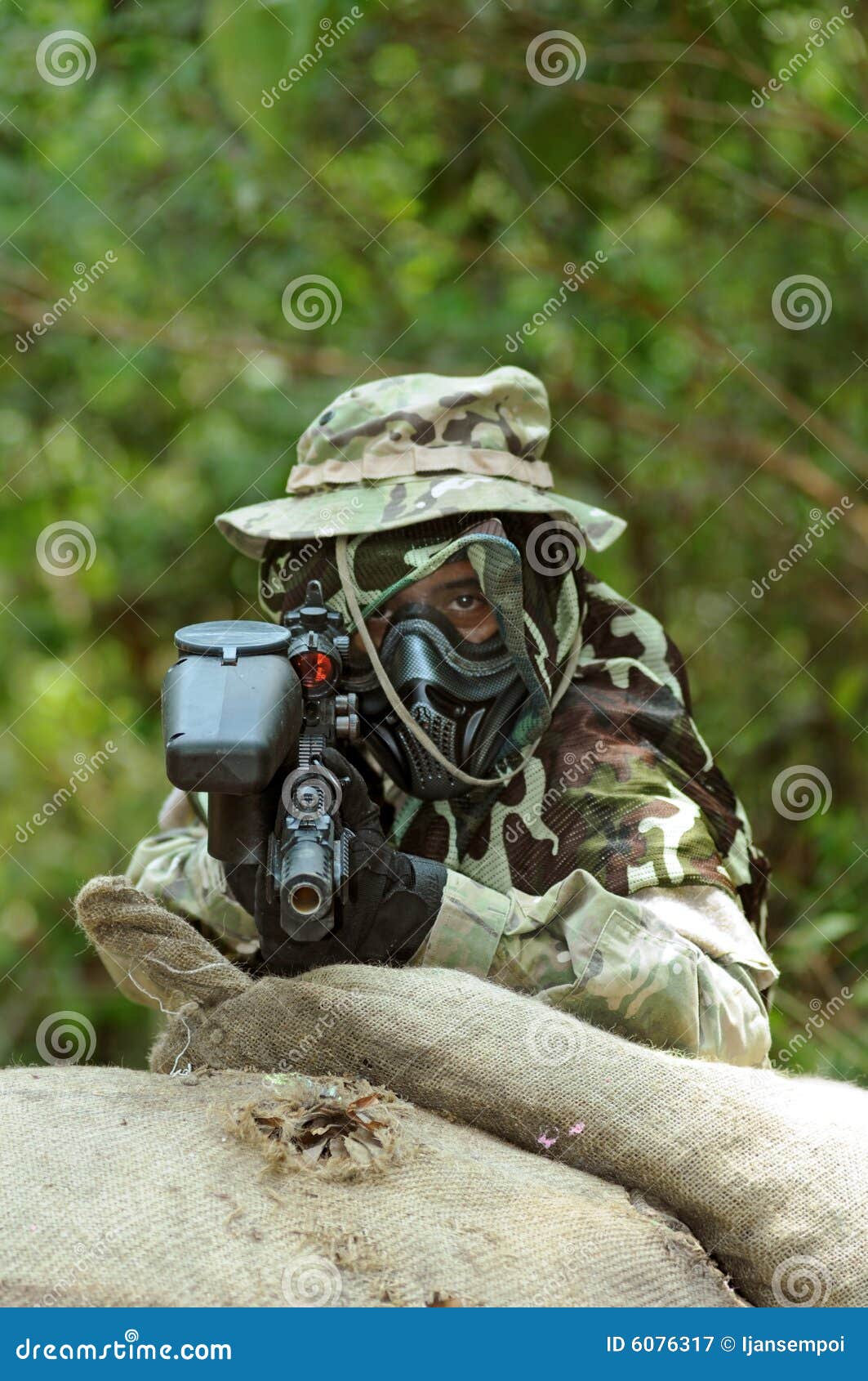 Shooter stock image. Image of extreme, competition, mask - 6076317