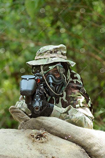 Shooter stock image. Image of extreme, competition, mask - 6076317