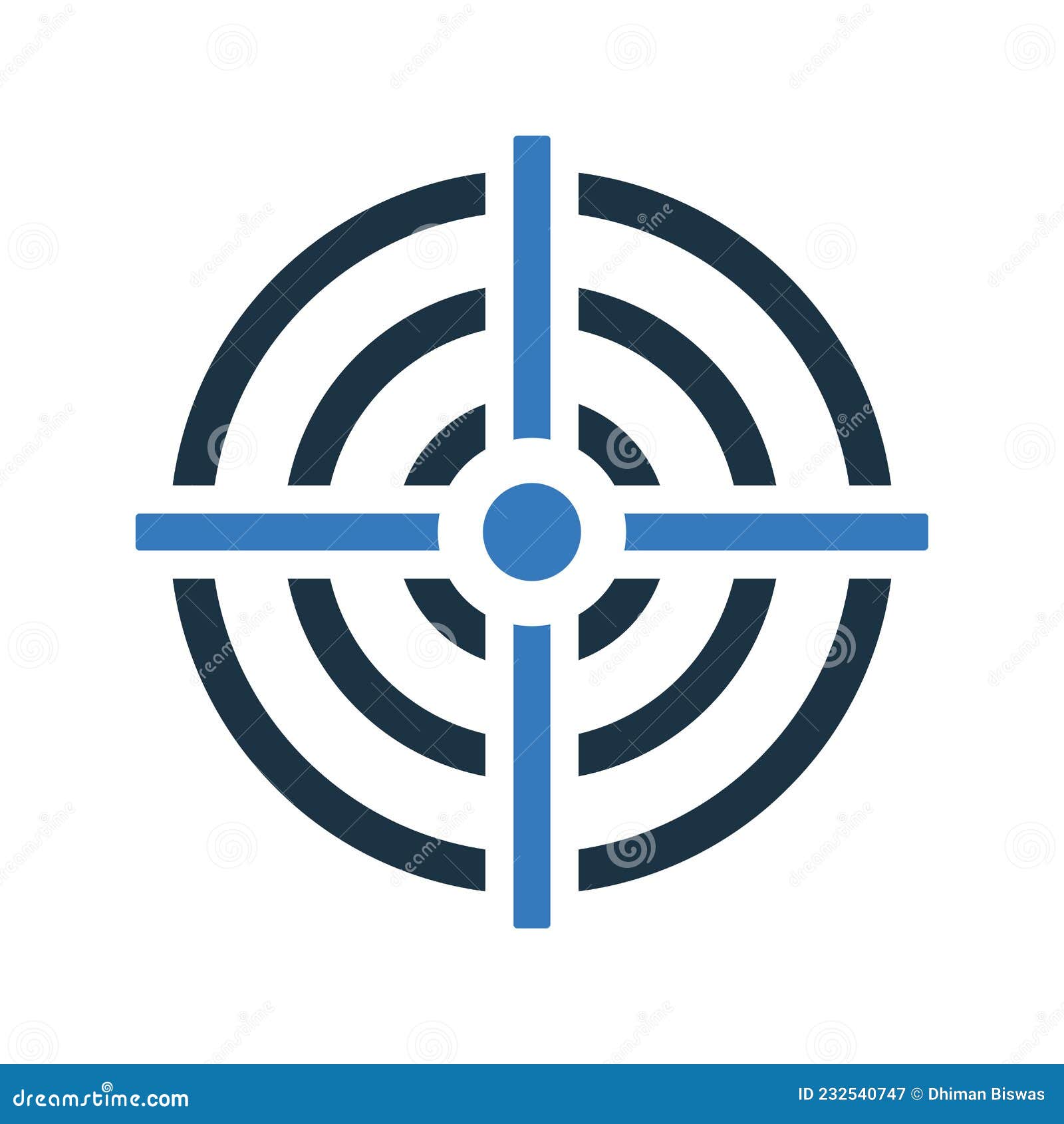 Shooter, Target Icon. Simple Editable Vector Illustration Stock Vector ...