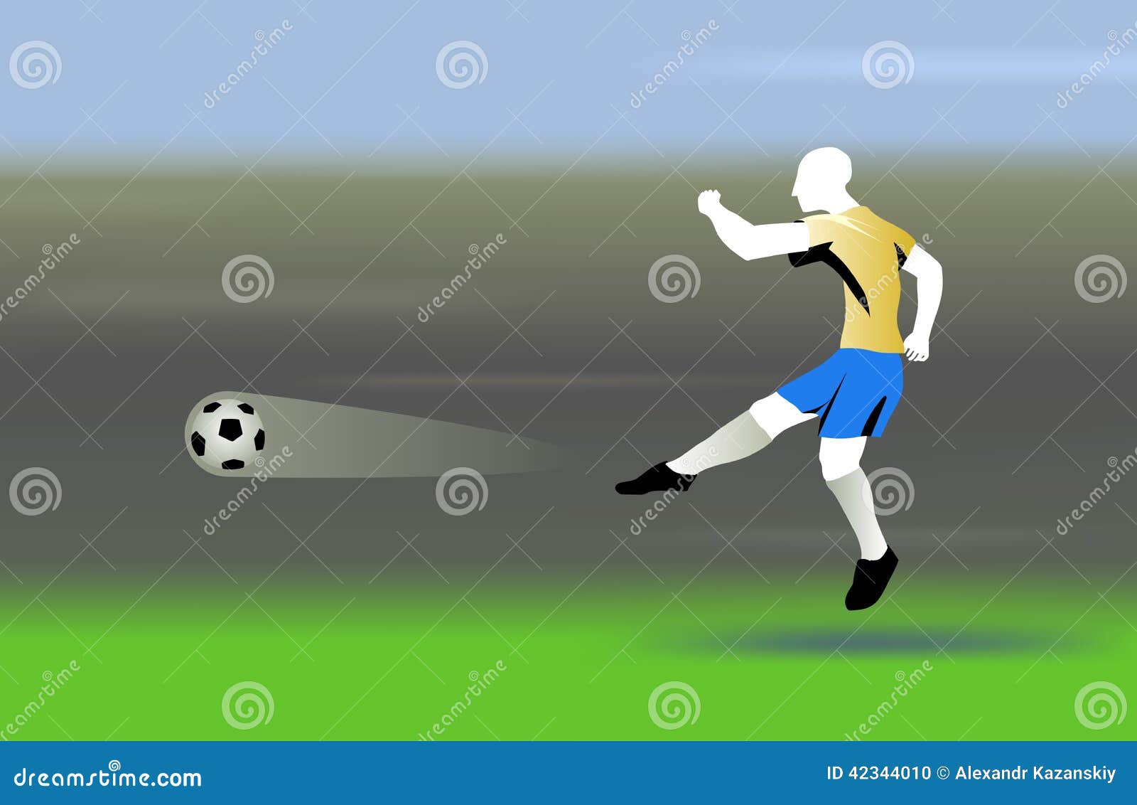 Shooting the ball stock vector. Illustration of championship - 42344010