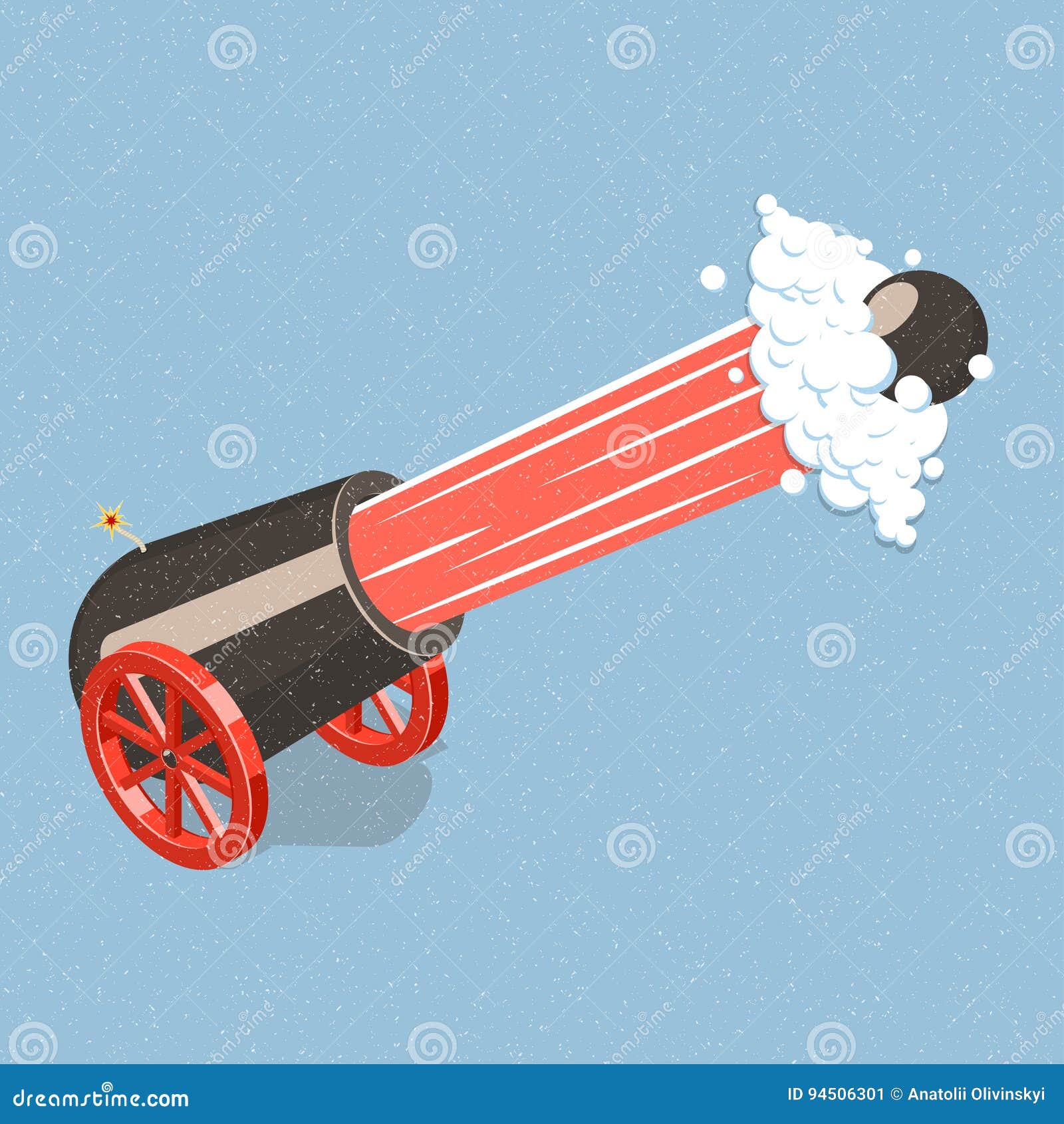 Cannon Vector Illustration | CartoonDealer.com #44560488