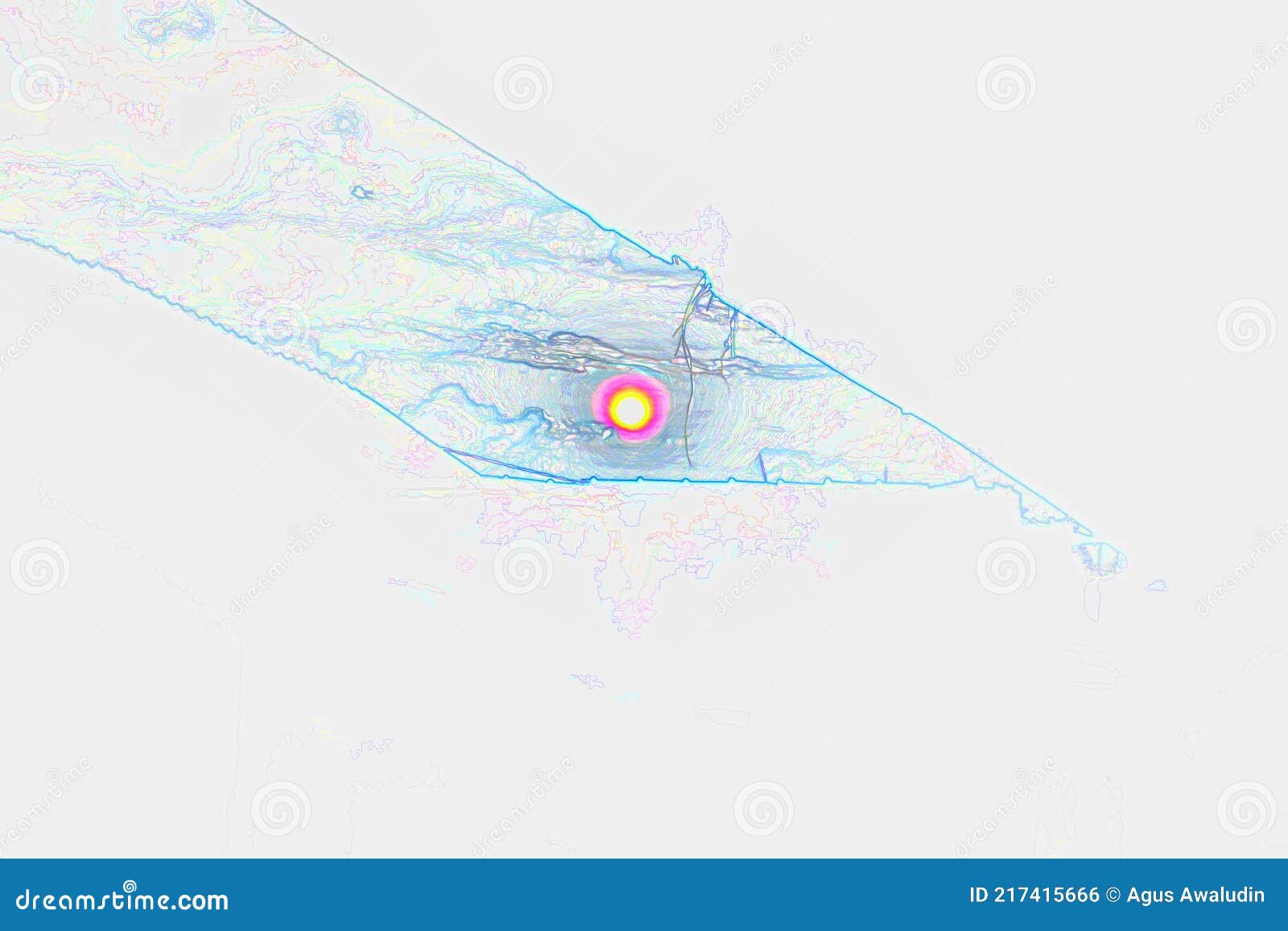 Sketch of a sun rising stock illustration. Illustration of screenshot ...