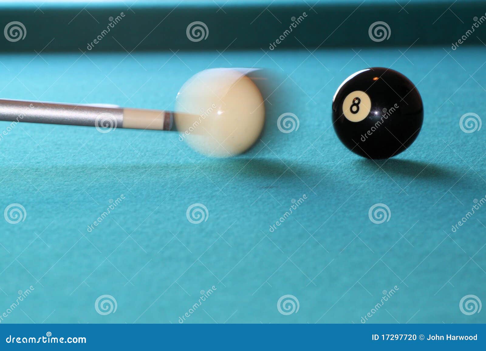 Shooting eight ball stock photo. Image of night, table - 17297720