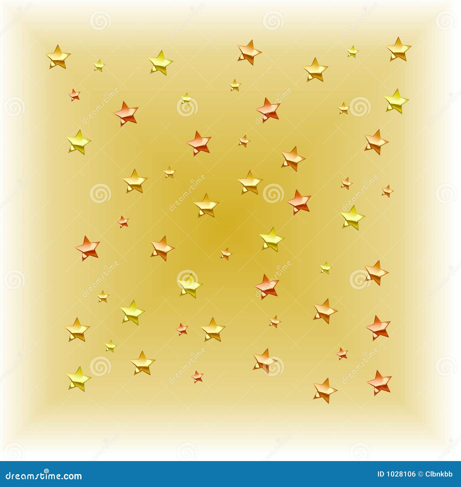 Gold Fading Stars Background Royalty-Free Cartoon | CartoonDealer.com ...