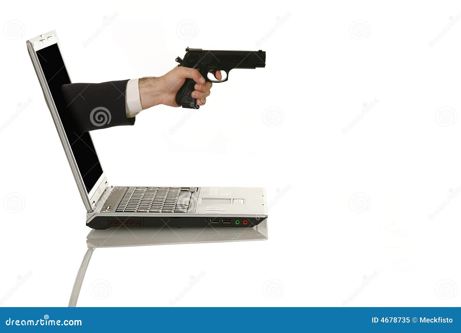 Shooting His Laptop Picture. Image: 4678735