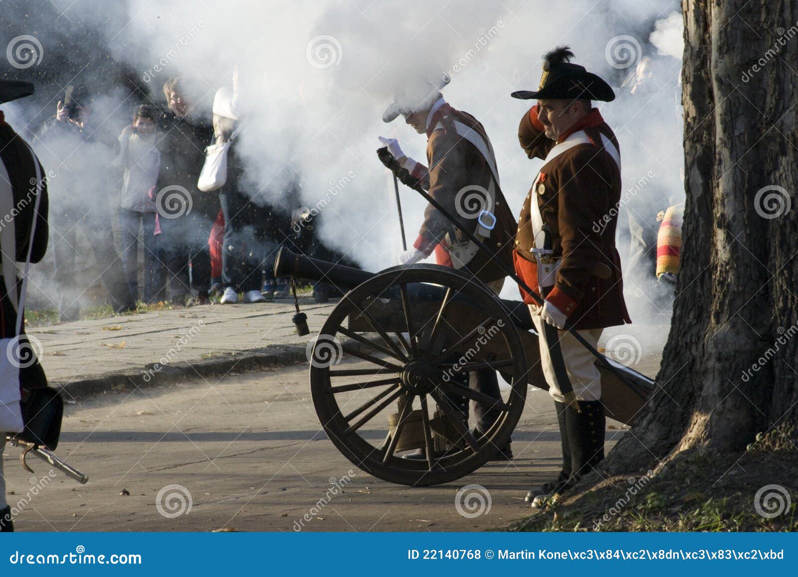 Shooting from the Historic Cannon Editorial Stock Photo - Image of fire ...