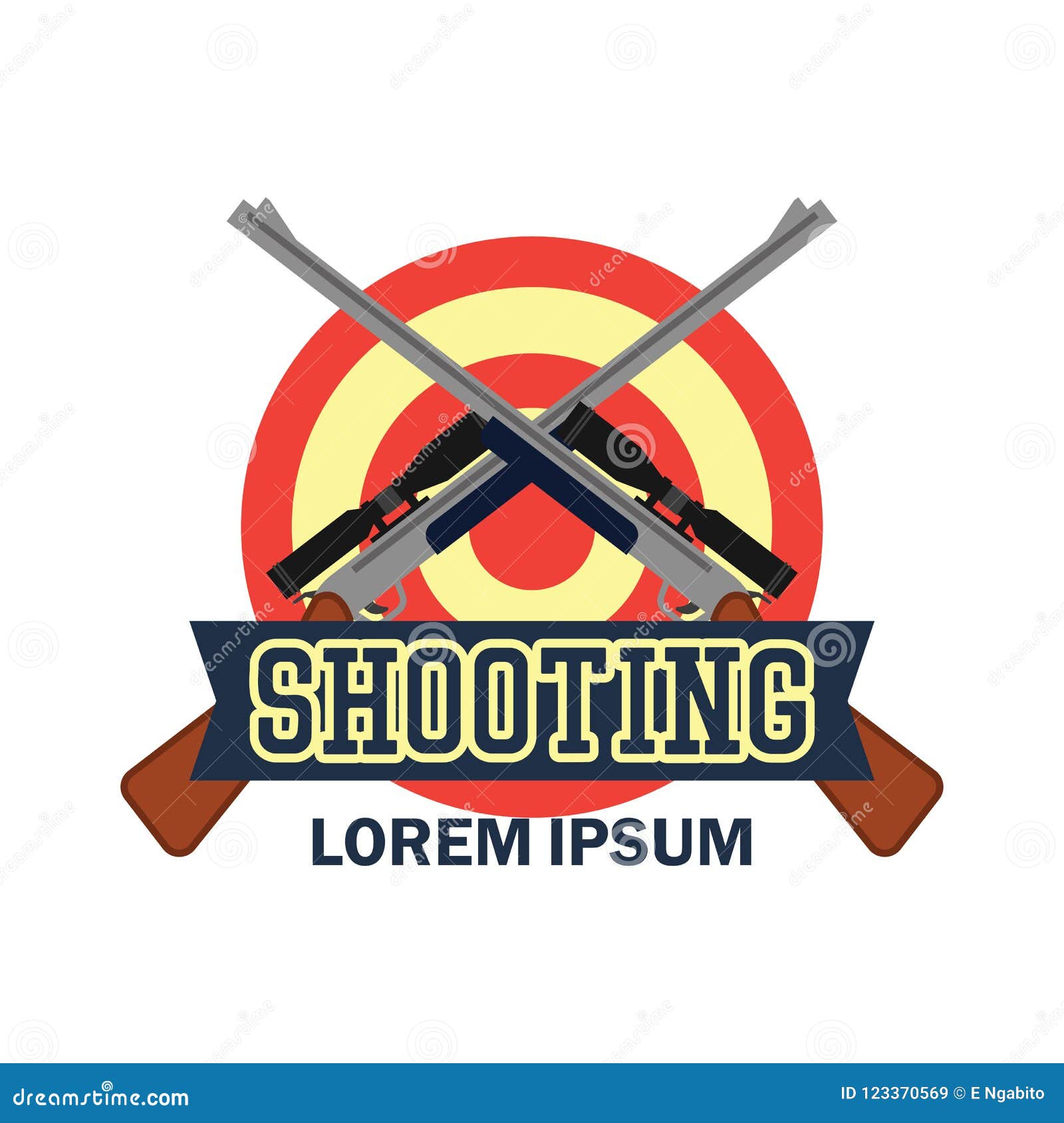 Shooting Logo with Text Space for Your Slogan / Tag Line Stock Vector ...