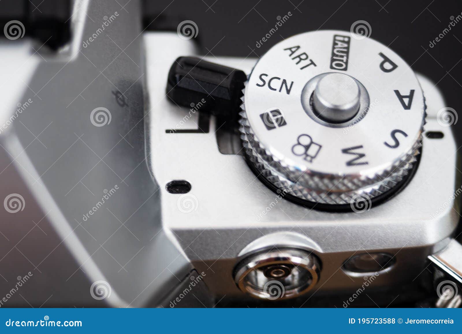 Shooting Mode Selection Wheel of a Digital Camera Stock Photo - Image ...