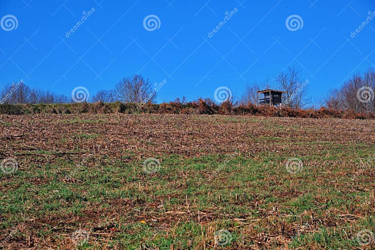 A Shooting and Observation Tower for Hunting Stock Image - Image of ... A Shooting and Observation Tower for Hunting Stock Image - Image of ...