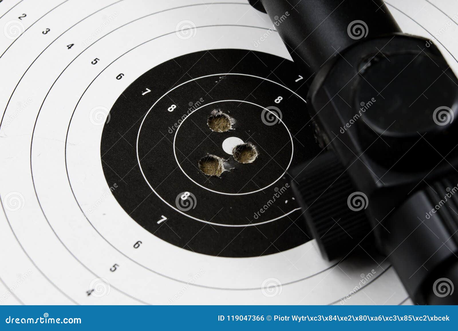 Shooting and Pneumatic Weapon. Shield and Hits with Lead Bullets Stock ...