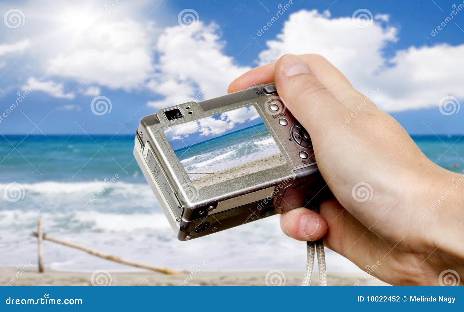 Shooting with Point and Shoot Camera Stock Photo - Image of frame ...