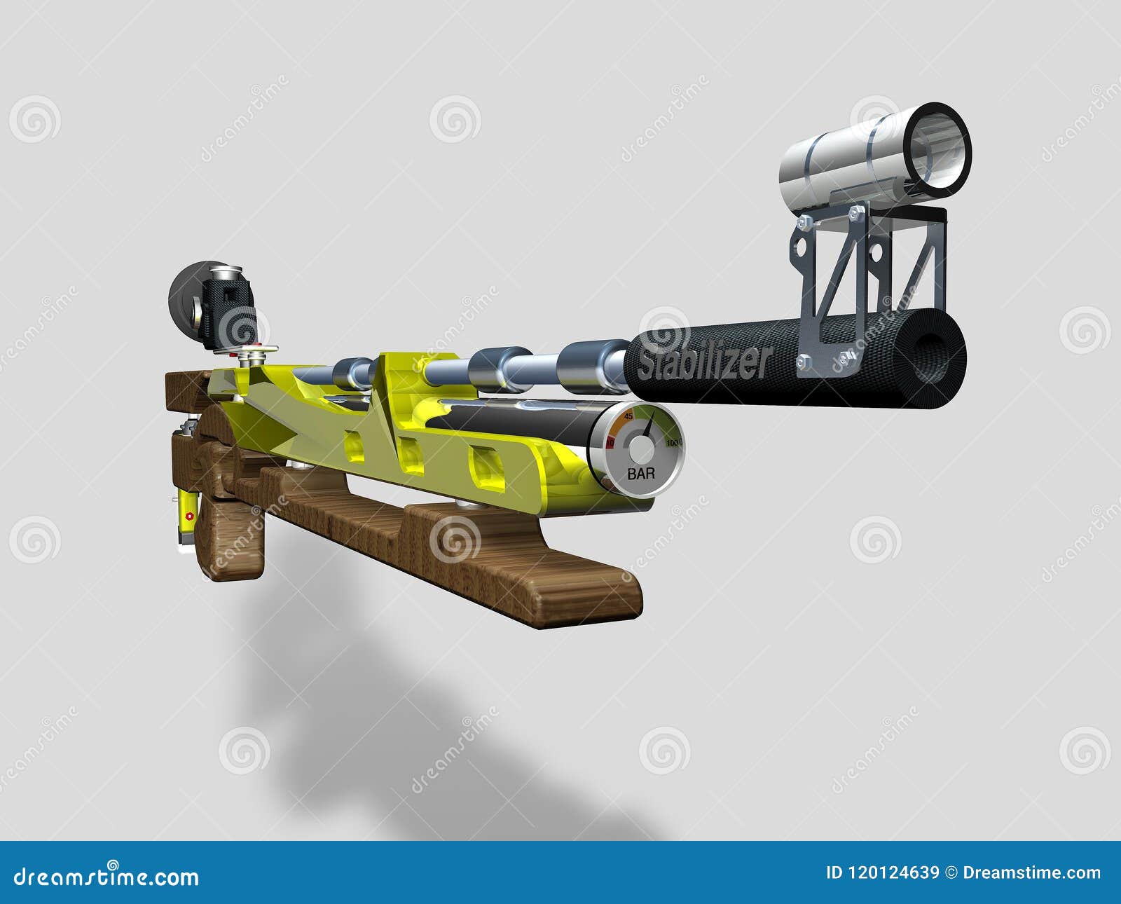 Sport Carabine for Olympic Competition Stock Illustration ...