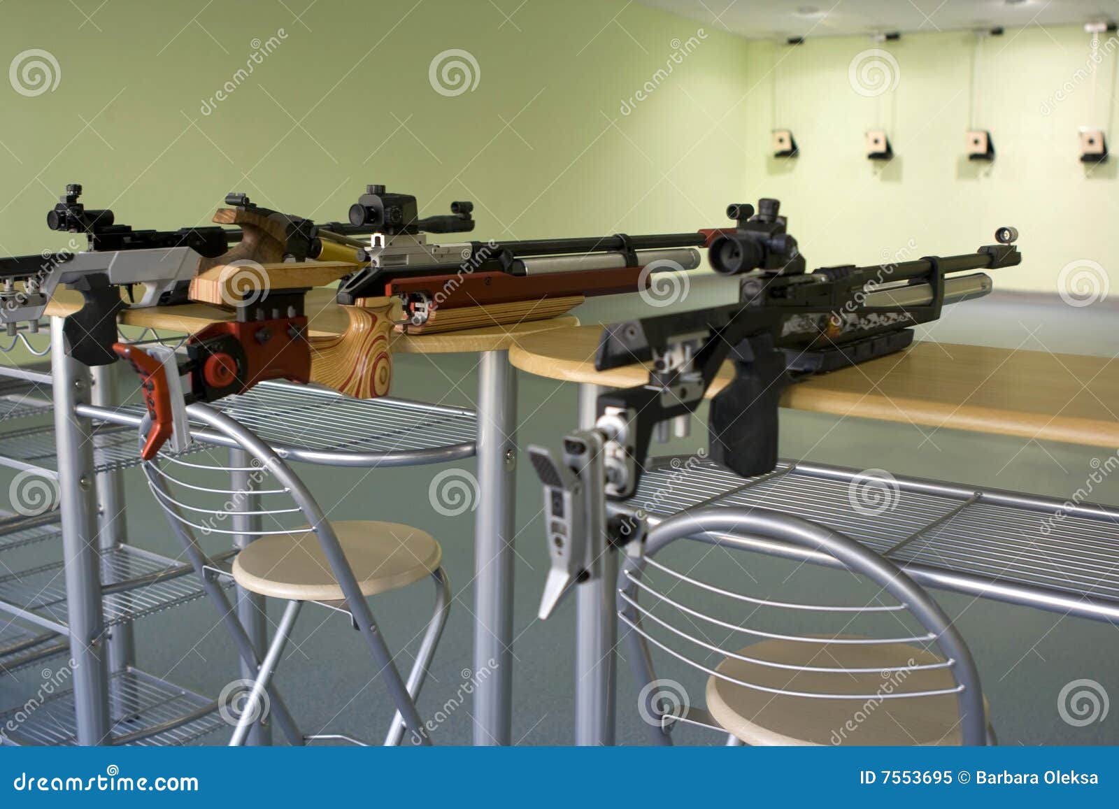 Shooting range stock image. Image of target, training - 7553695