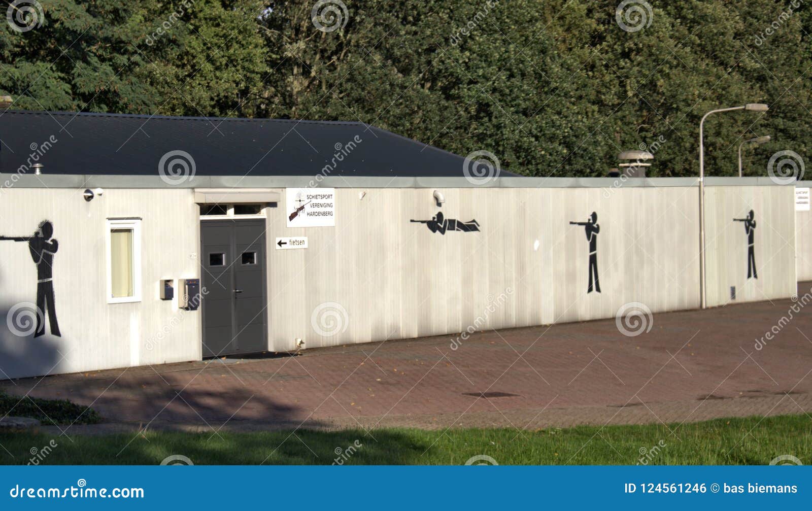 The Front of a Shooting Range Stock Photo - Image of target, practice ...