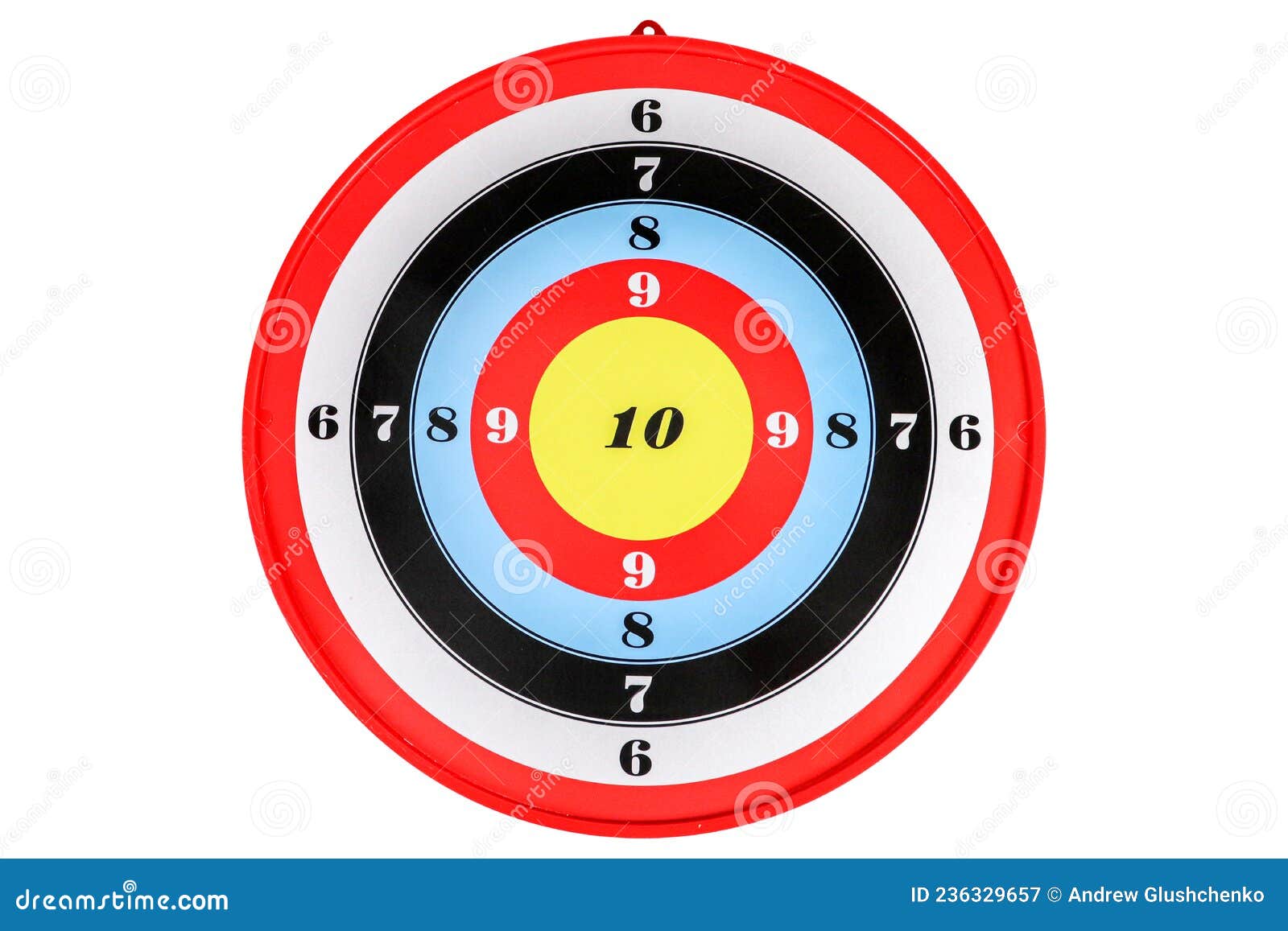 Shooting Range Target on a White Background, Isolated Image Stock Image ...