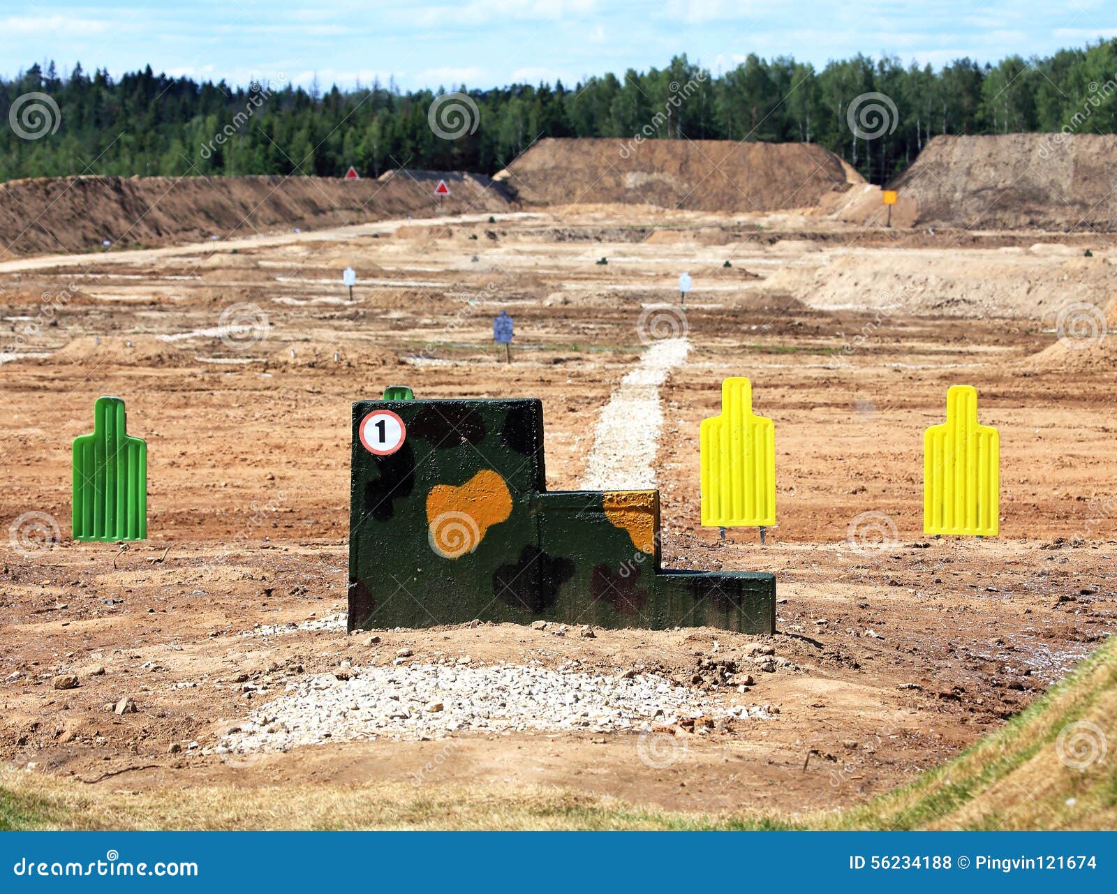 Shooting range stock photo. Image of speed, hand, fire - 56234188