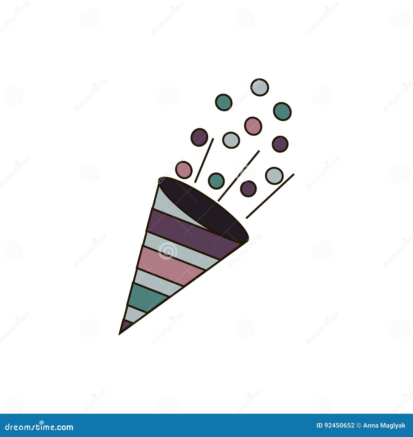 Shooting Slapstick Isometric 3d Icon Cartoon Vector | CartoonDealer.com ...