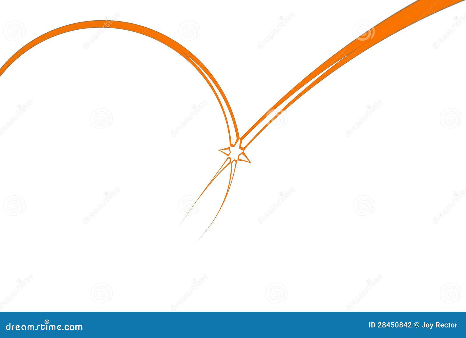 Shooting Star Abstract stock illustration. Illustration of creative ...