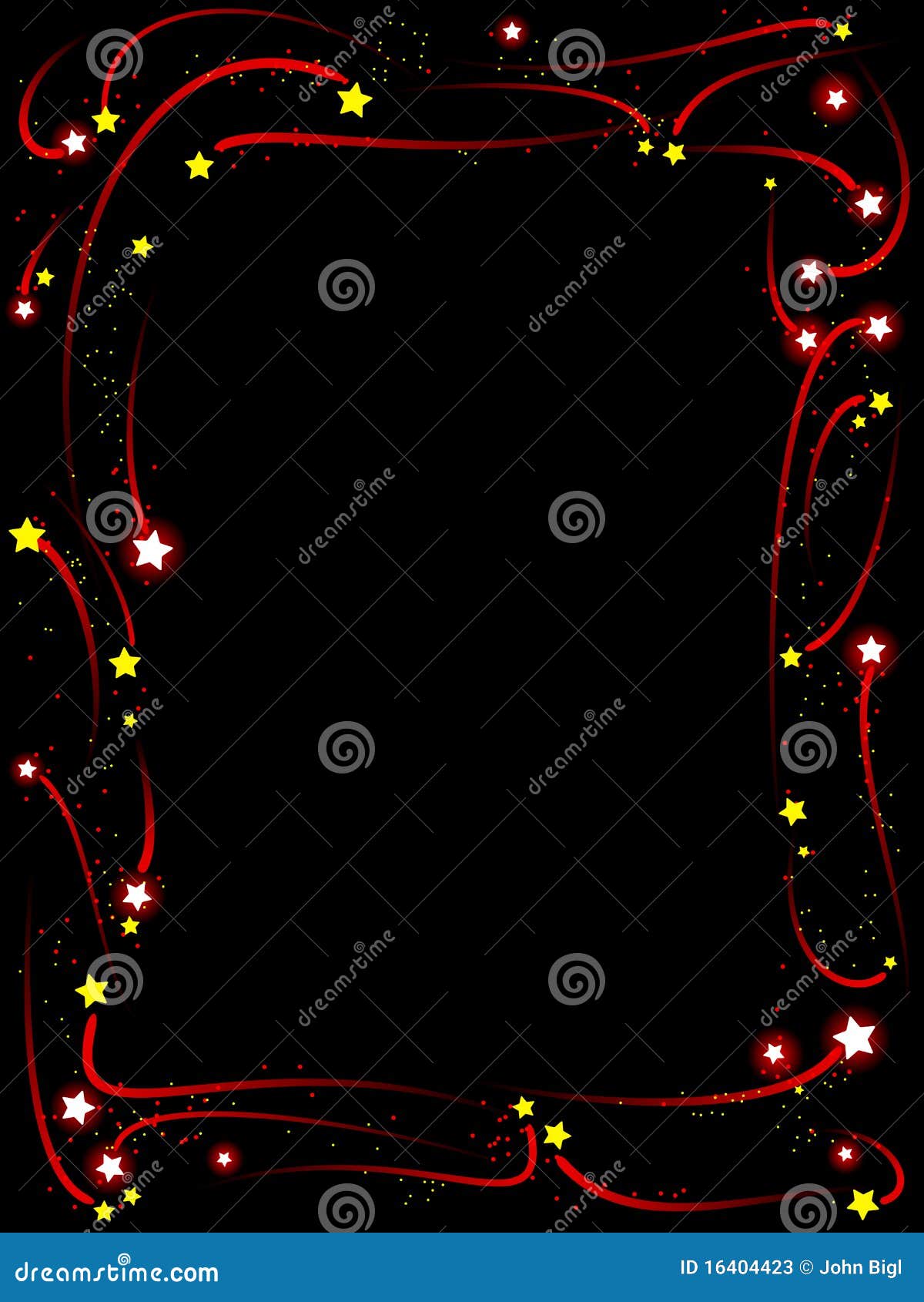 Shooting star frame stock vector. Illustration of star - 16404423