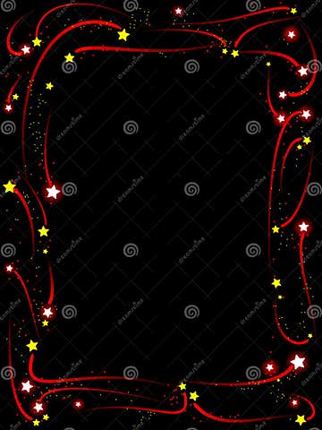 Shooting star frame stock vector. Illustration of star - 16404423