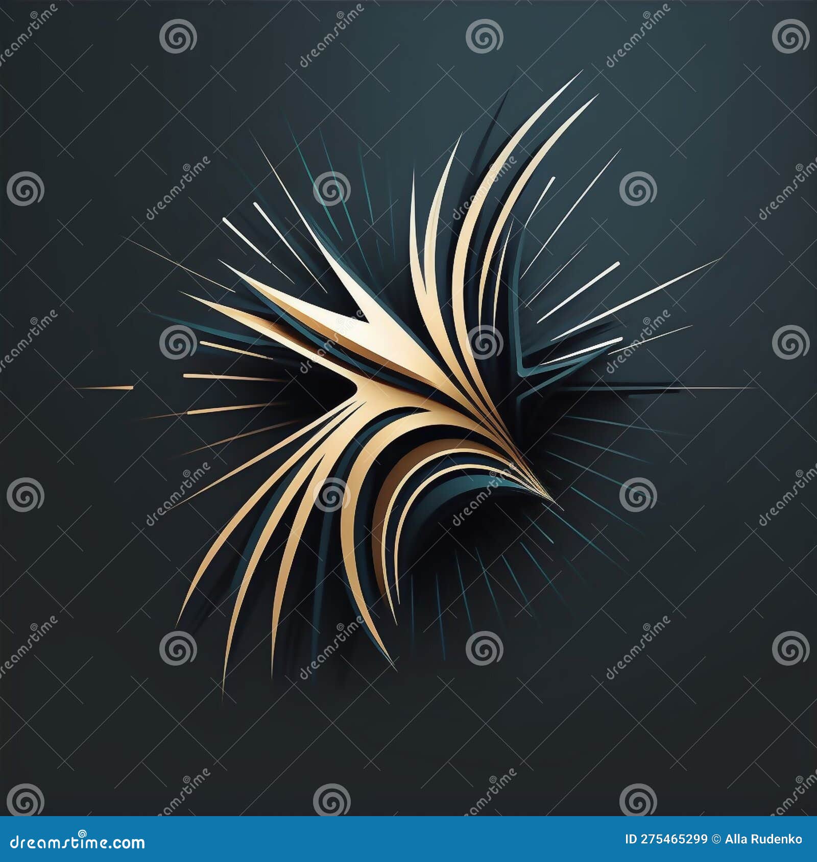 Shooting Star or Meteorite Logo Design. AI Generated. Flat Sparkling ...