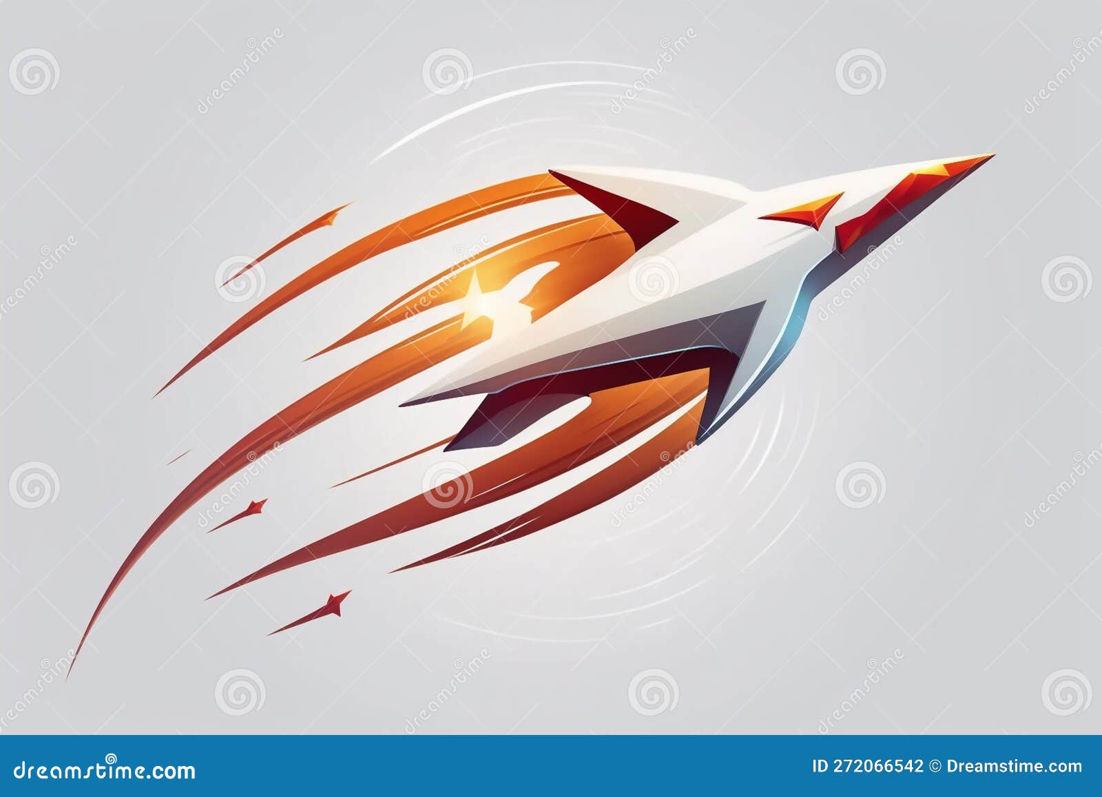 Shooting Star or Meteorite Logo Design. AI Generated. Flat Sparkling ...