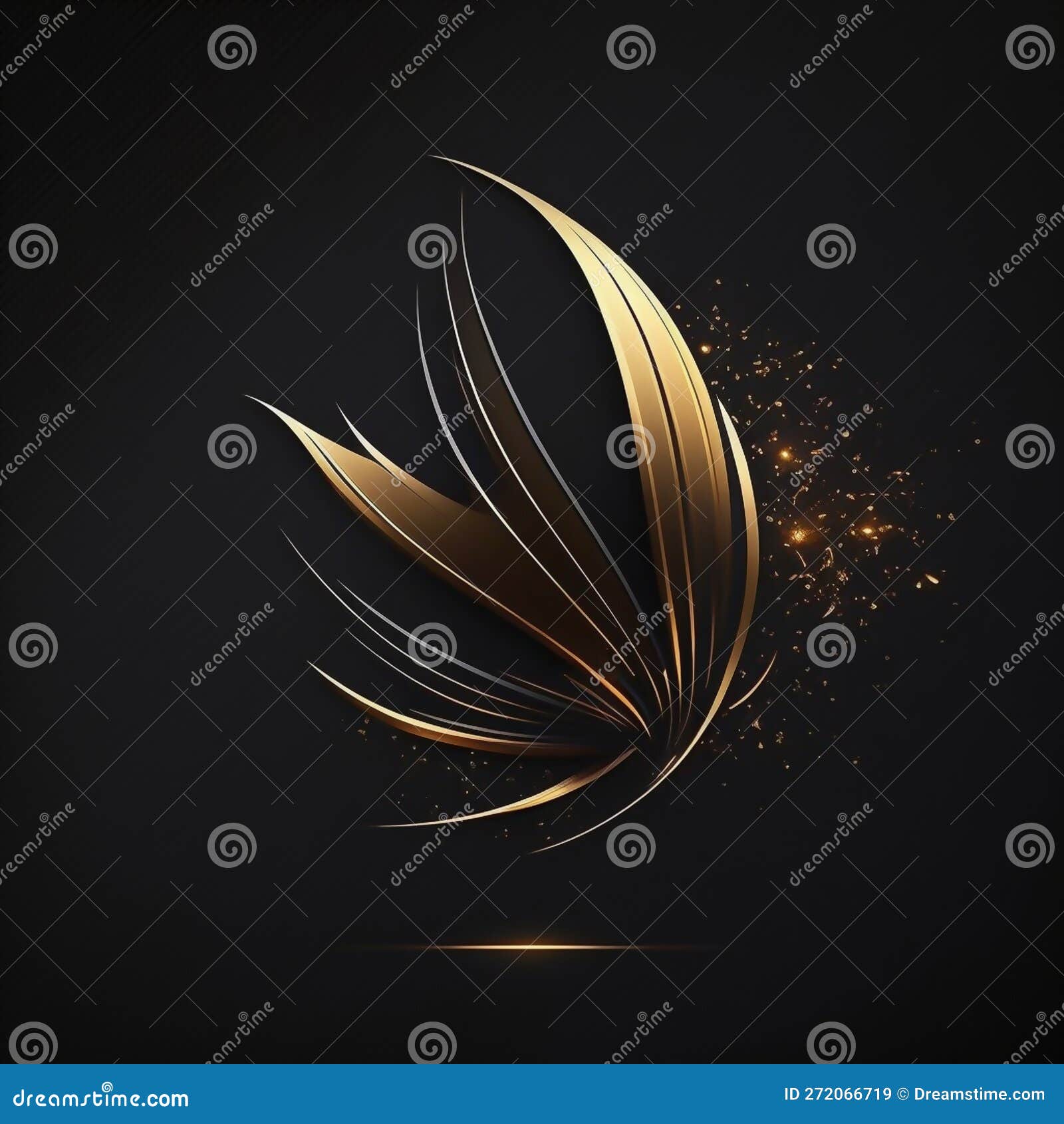 Shooting Star or Meteorite Logo Design. AI Generated. Flat Sparkling ...
