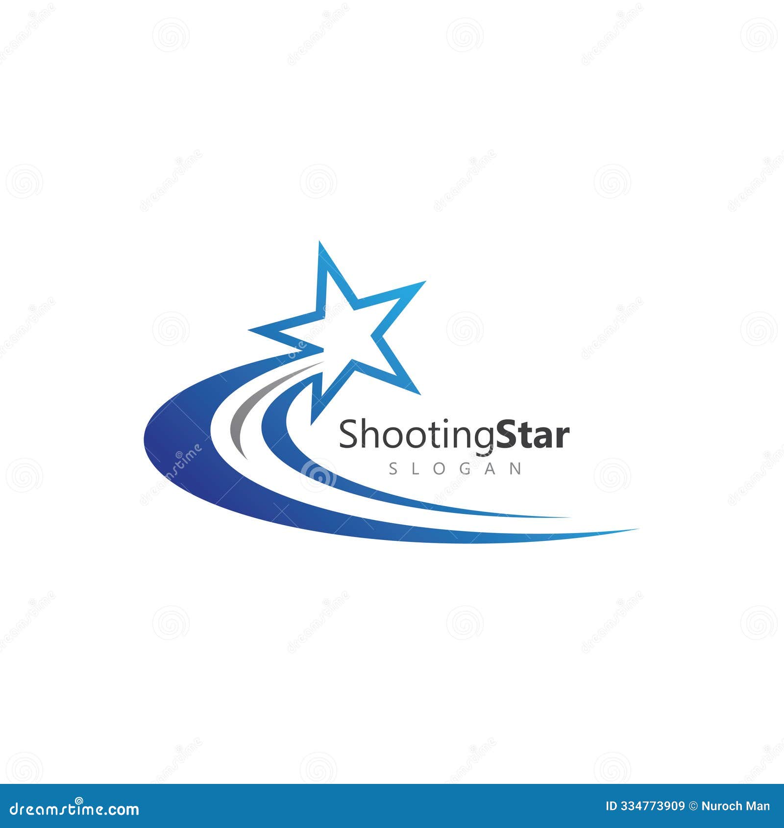 Shooting Star Vector Logo Design Template Stock Illustration ...