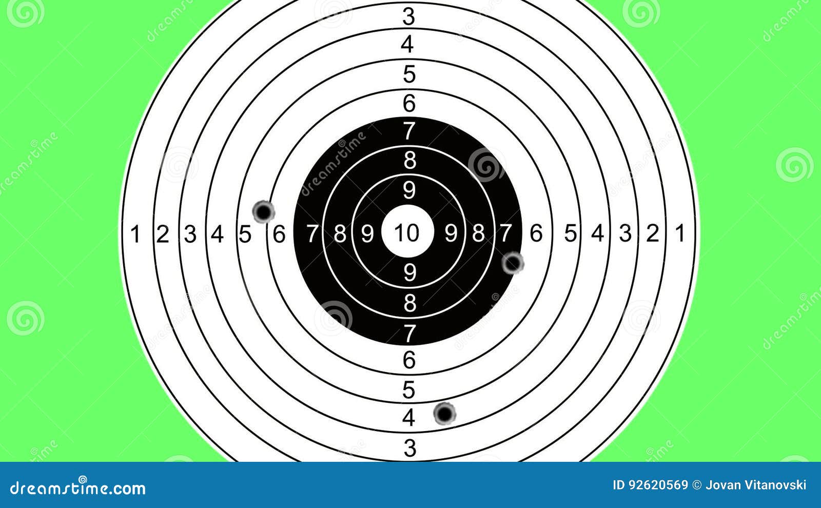 Shooting at a target stock video. Video of circles, bullet - 92620569