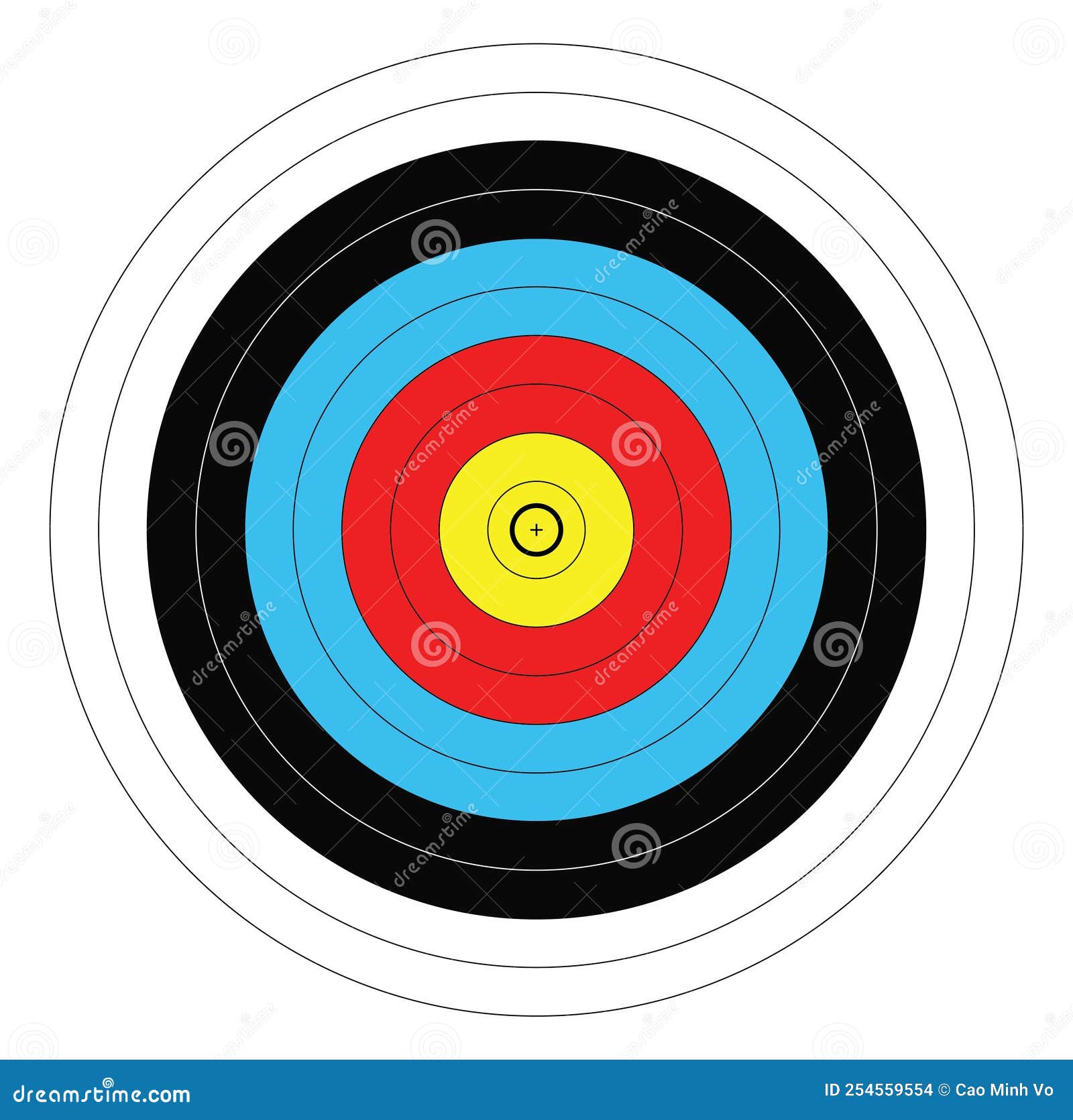 Shooting Target - Vector Illustration Stock Vector - Illustration of ...