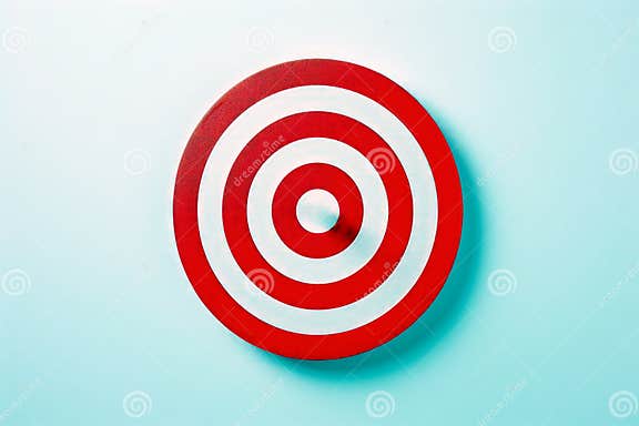 A Shooting Target with Rings Stock Illustration - Illustration of ...