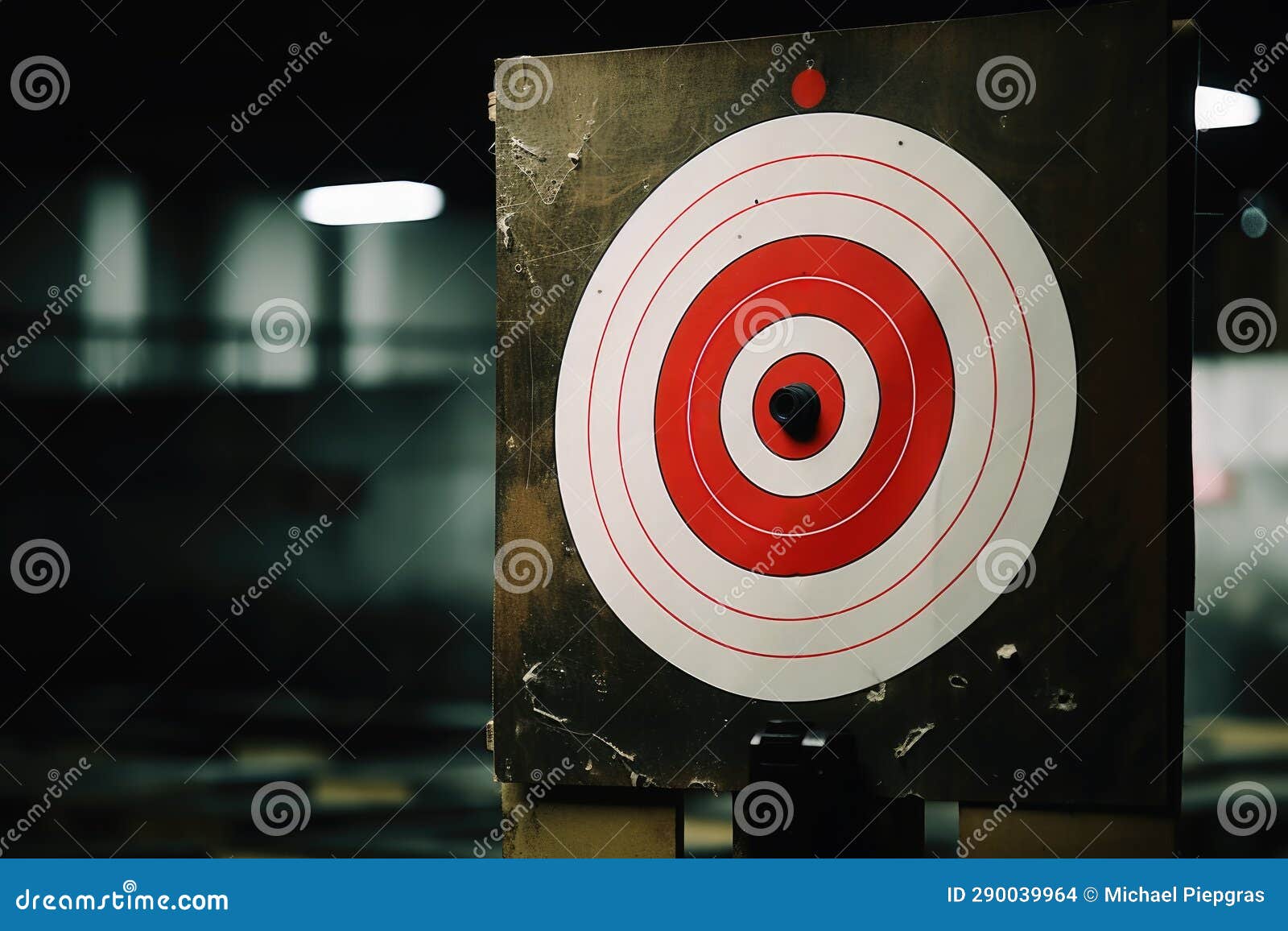 A Shooting Target with Rings Stock Illustration - Illustration of ...