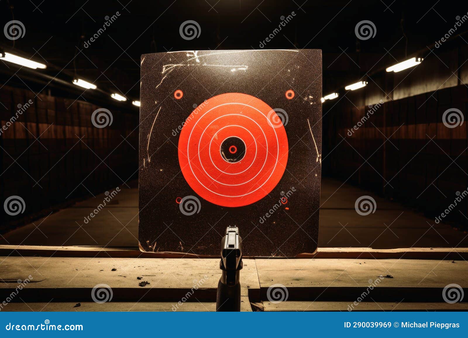 A Shooting Target with Rings Stock Image - Image of dartboard, training ...