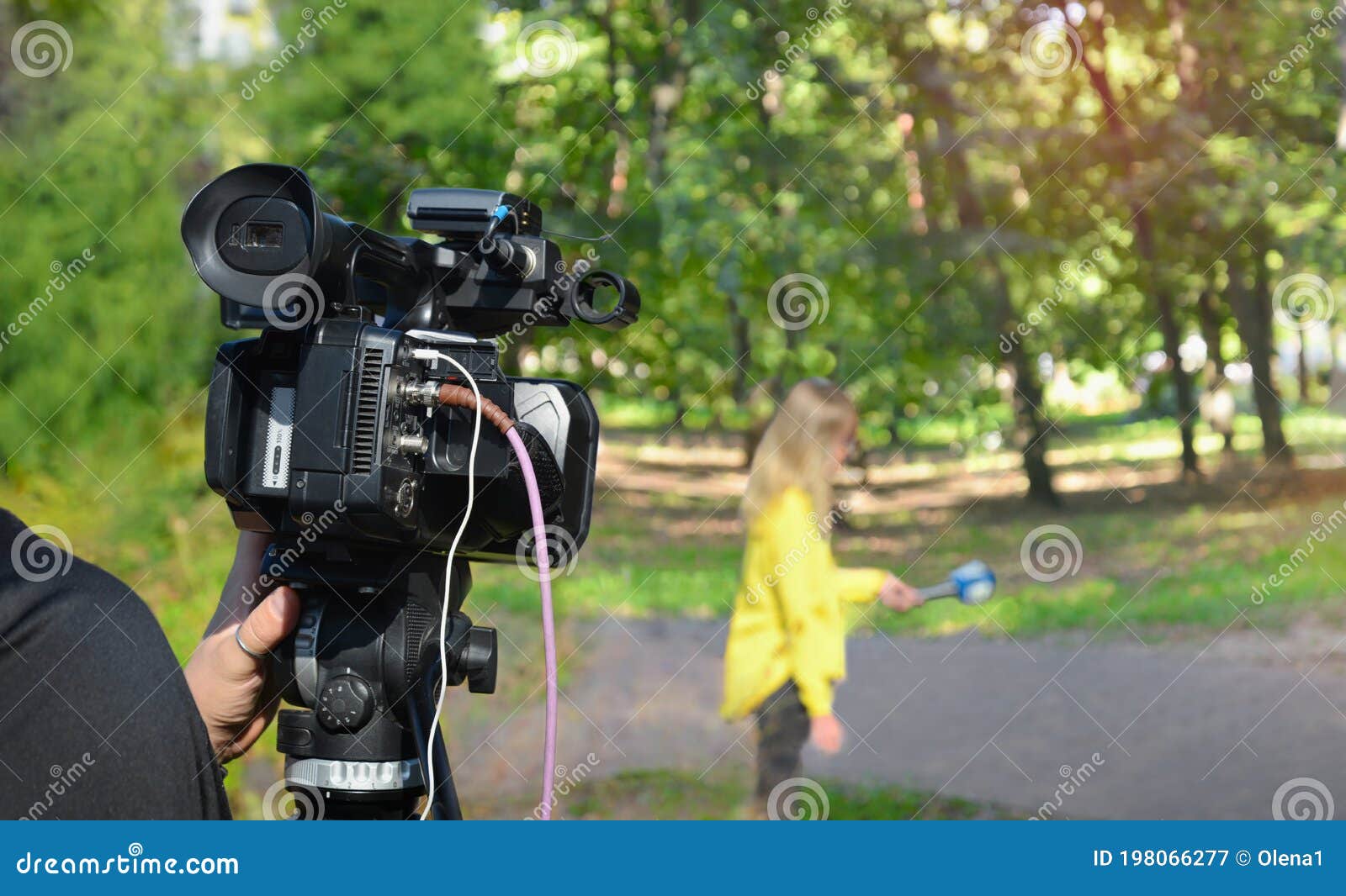 Shooting Television Programme Stock Image - Image of shooting, camera ...