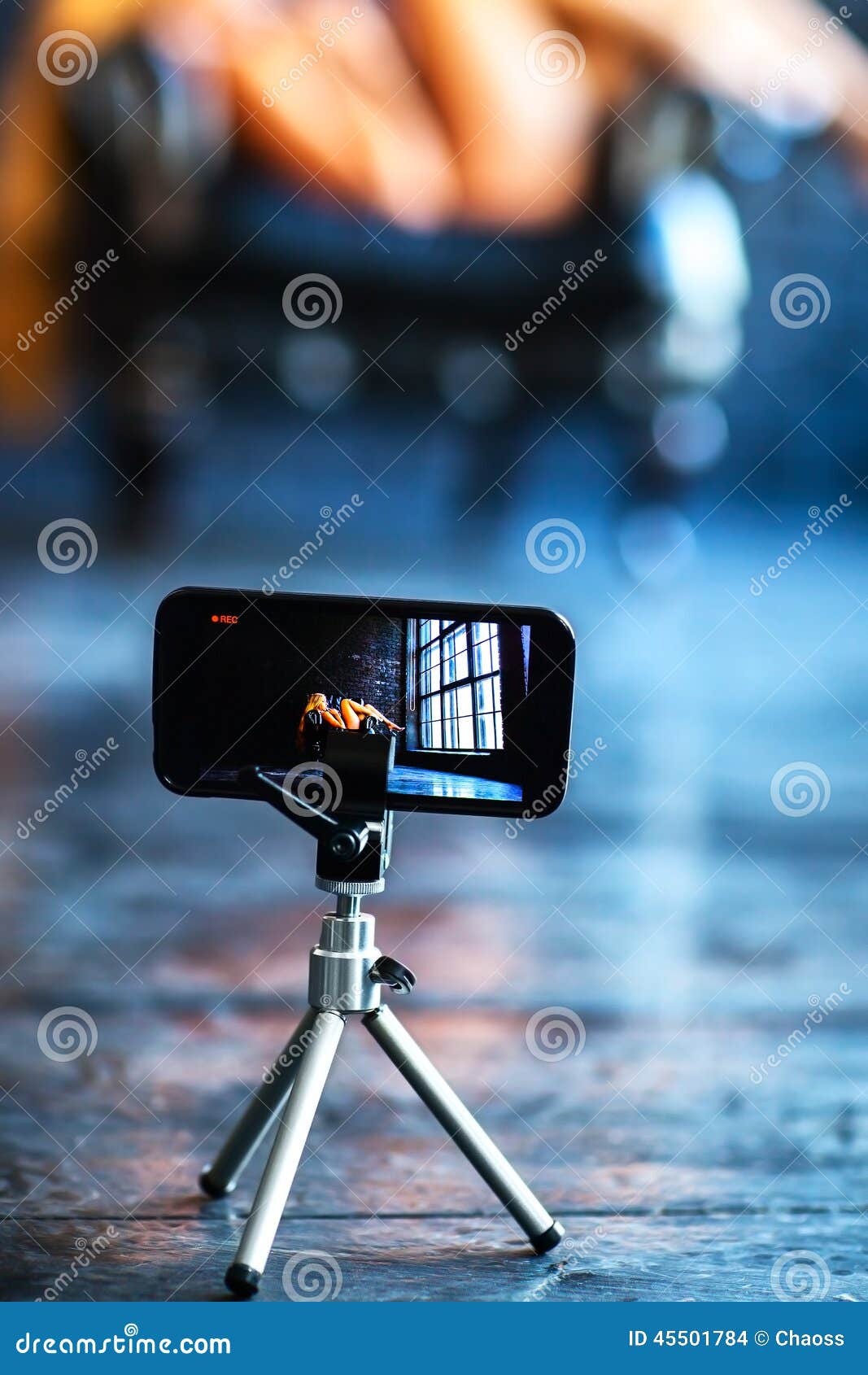 Shooting video stock photo. Image of model, recording - 45501784
